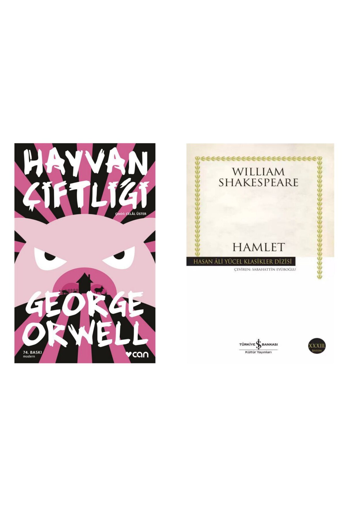 Can Yayınları Hayvan Çiftliği George Orwell Hamlet - William ...