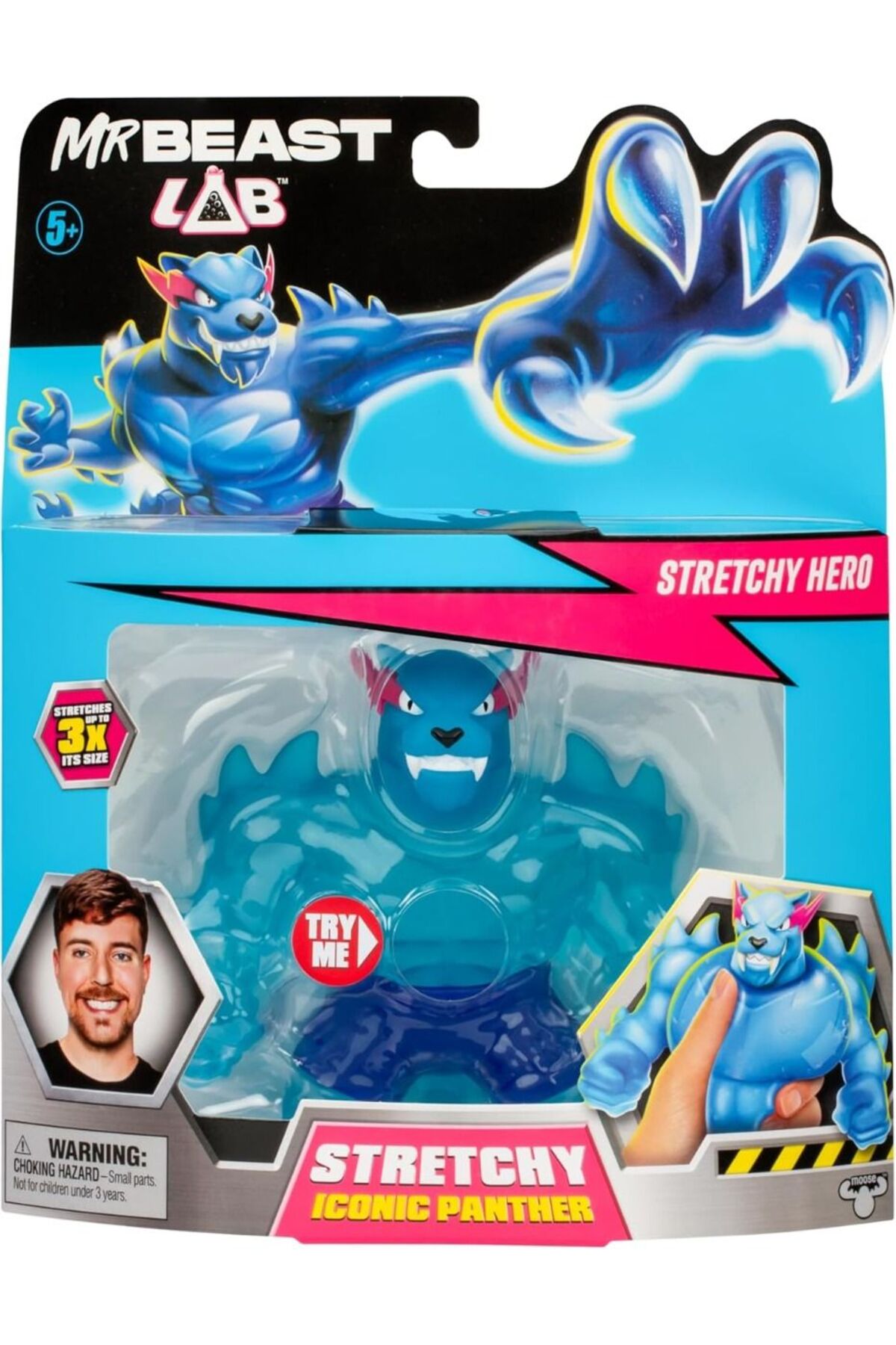 Moose Toys MrBeast Lab W1 Stretchy Hero Iconic Panthe- Trendyol