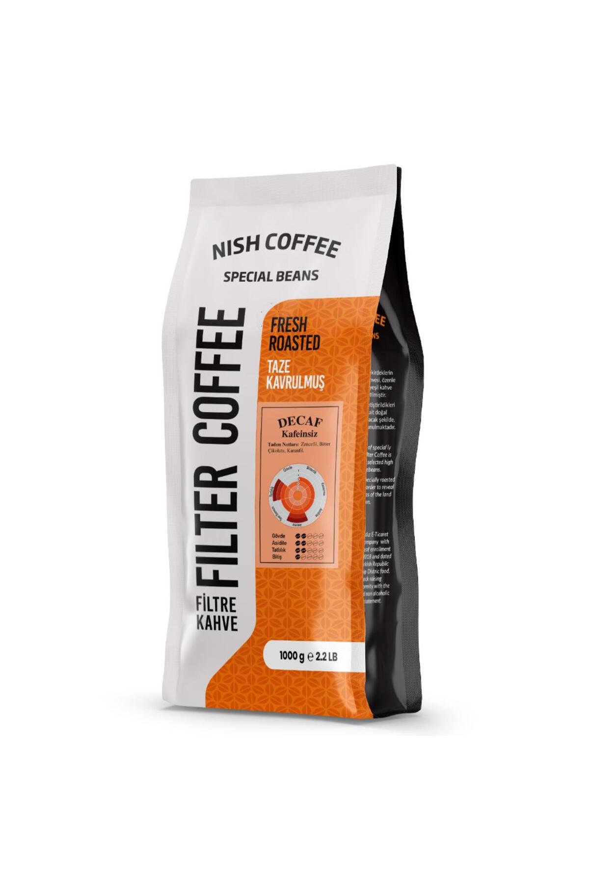 Nish Coffee Nish Filtre Kahve Decaf Kafeinsiz 1 Kg Fiyatı, Yorumları ...