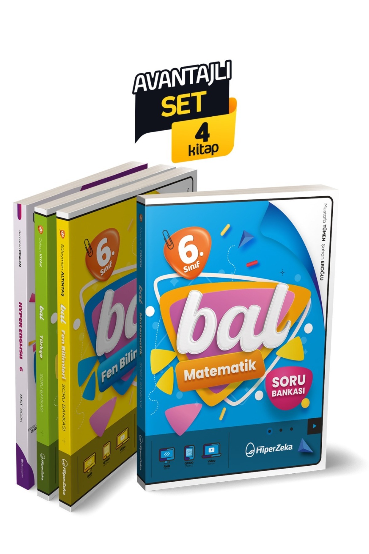 hiper zeka Avantajlı Set 2025 6. Sınıf Bal Soru Bankaları + Hyper Test ...