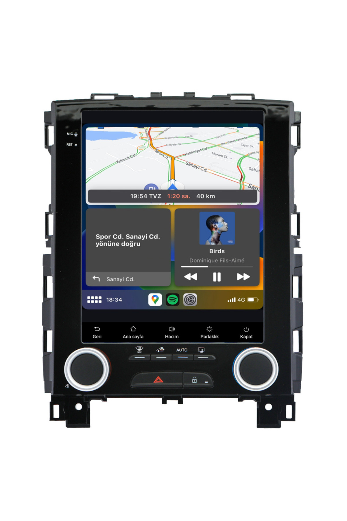 smartgo Renault Megane 4 Tesla 2022-2023 Android Carplay Multimedya ...