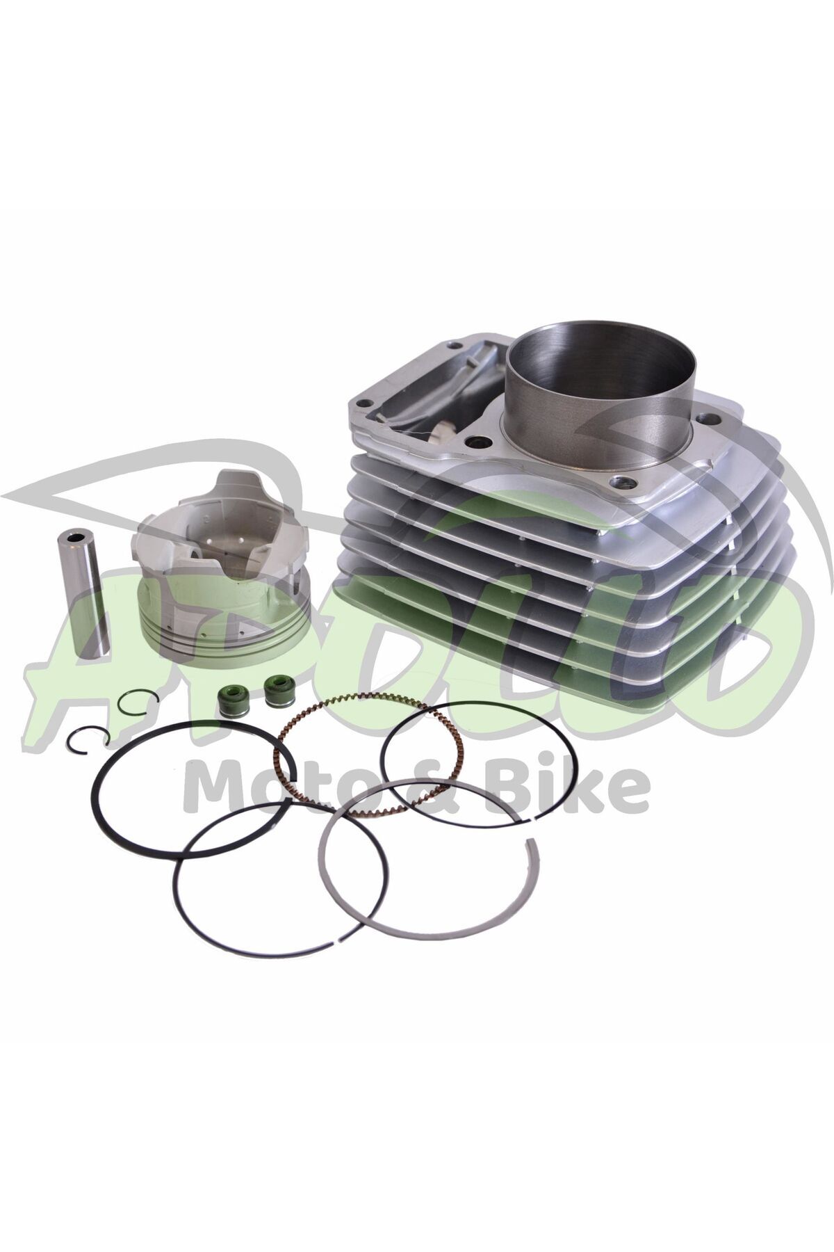 APOLLO MOTO&BİKE CG 200 cc SİLİNDİR -PİSTON SET Q 65,5 mm 13 PERNO GRİ ...