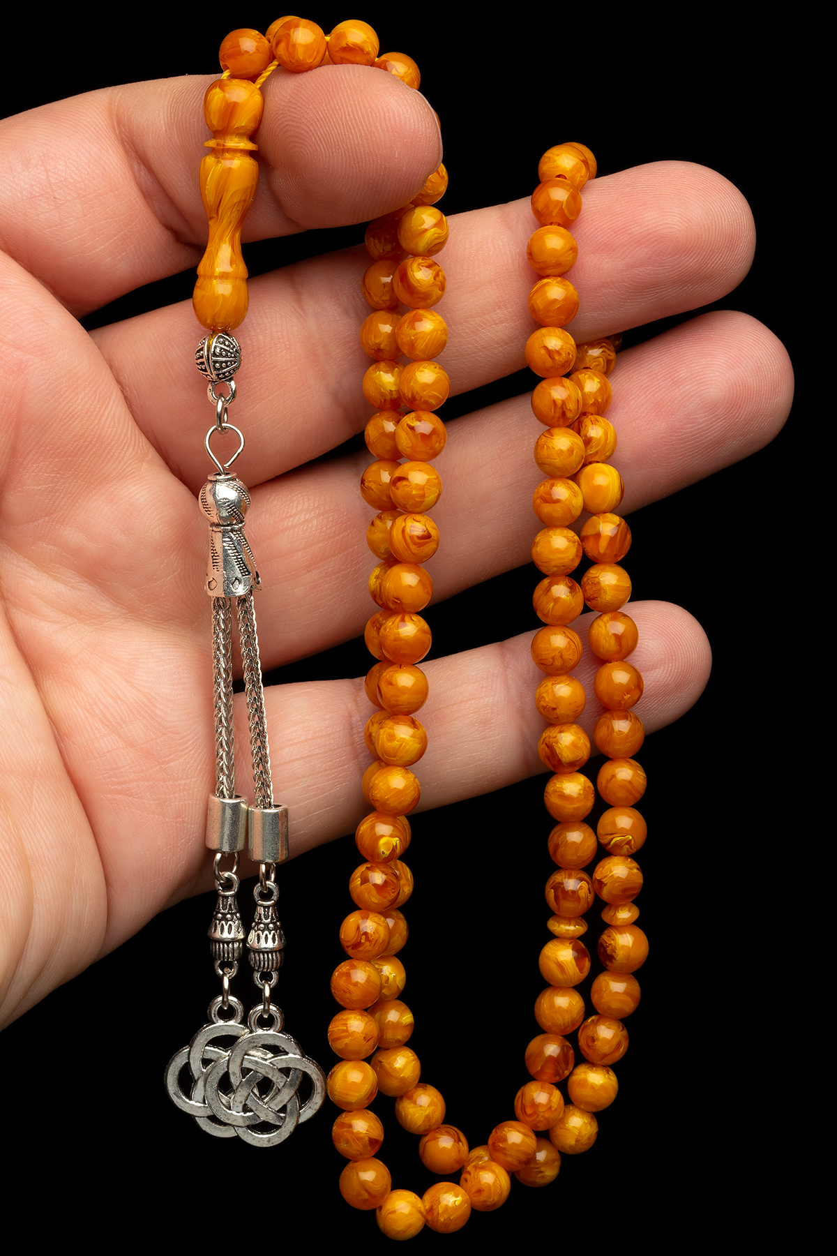 OTTOTESBİH Hediyelik Tesbih, 6mm Namaz Tesbihi, Beyrut Damla Kehribarı ...