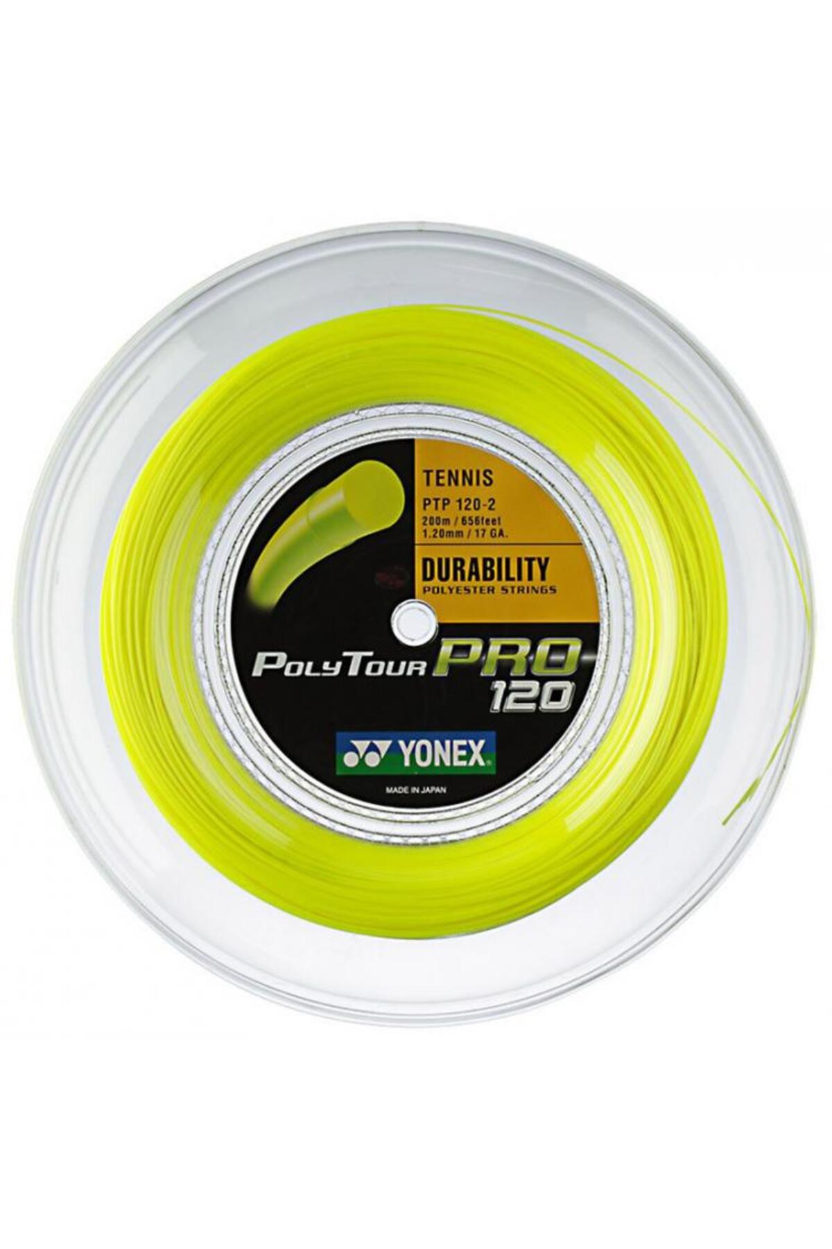 Yonex POLY TOUR PRO 120-2 (200m) TENİS KORDAJI - SARI - Fiyatı, Yorumları