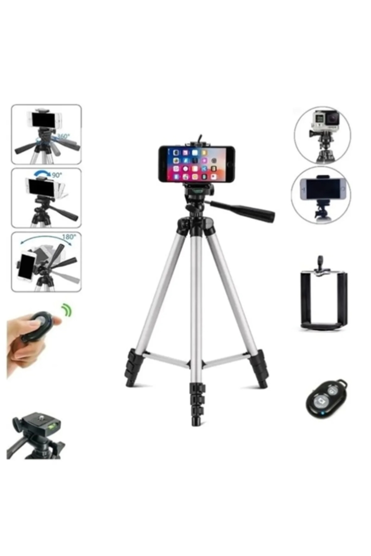 newnet NWN Bluetooth Tripod Telefon Fotoğraf Video Çekici Bluetooth ...