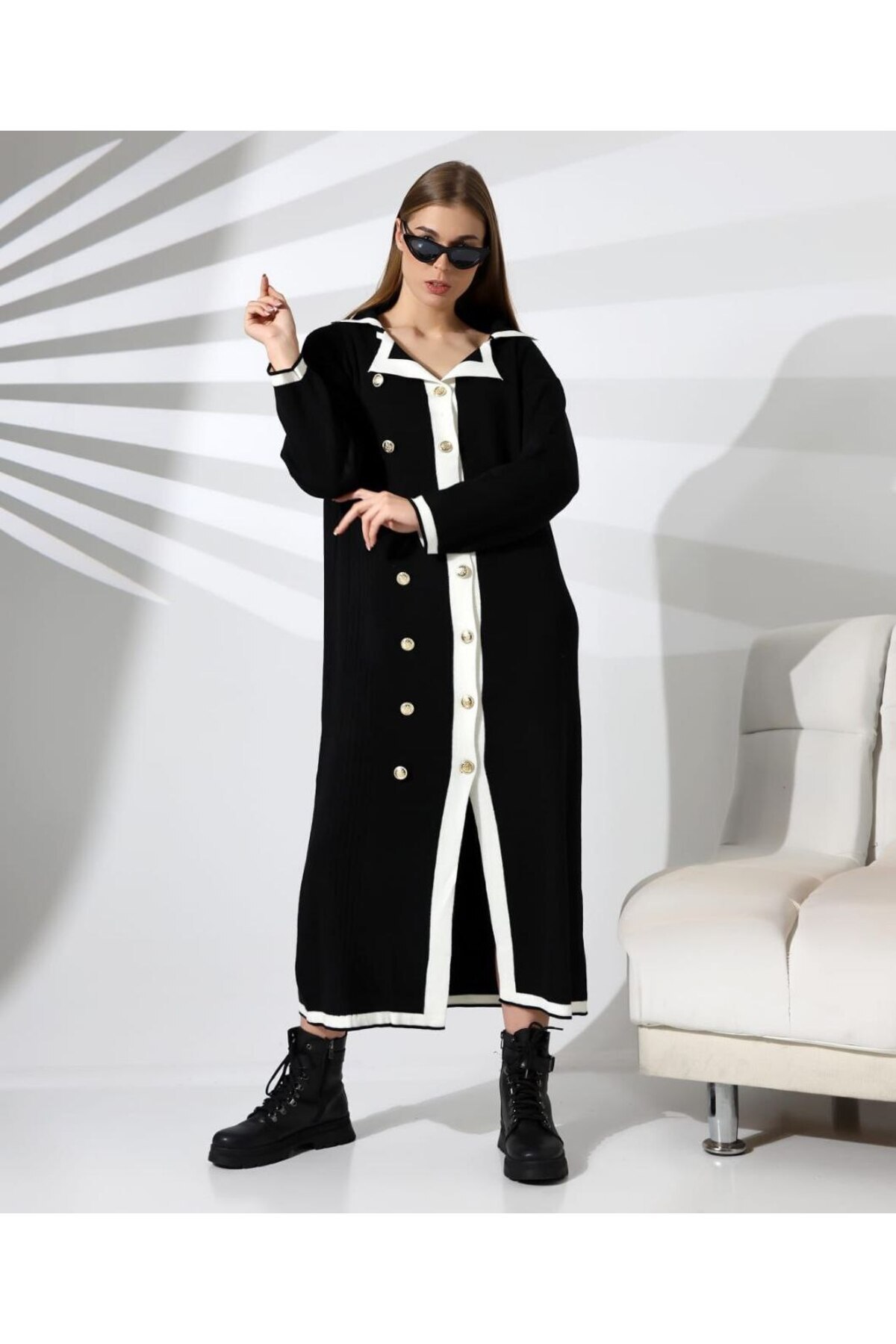 SUN AY COLLECTİON ÇOK DÜĞMELİ ELBİSE - Fiyatı, Yorumları