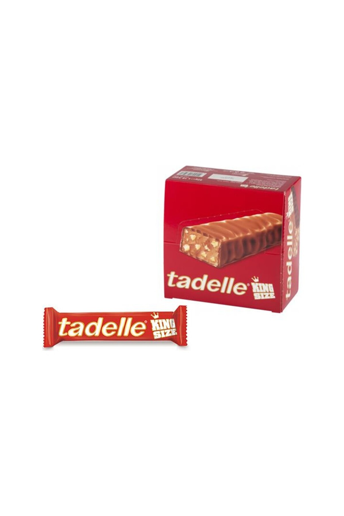 Tadelle Fındık Dolgulu Sütlü Çikolata-King Size 52gr 16 ad (1 kutu ...