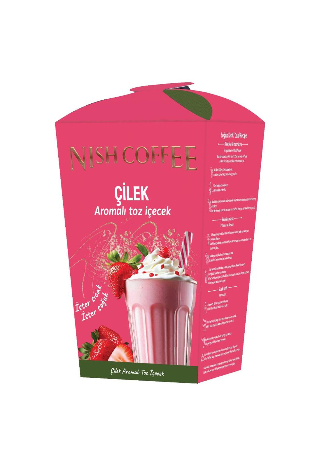 Nish Coffee Nish Çilek Aromalı Toz Içecek 250 gr - Fiyatı, Yorumları