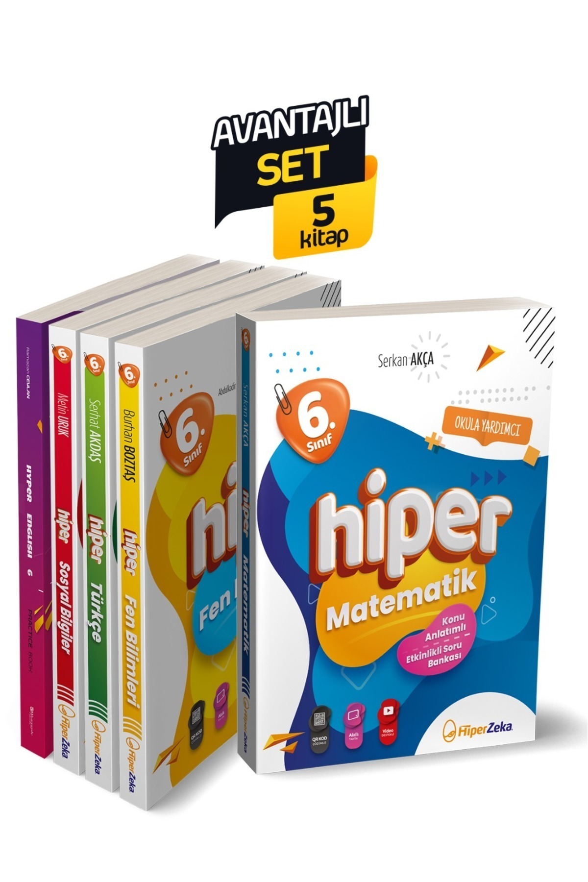 Hiper Zeka Avantajlı Set 2025 6. Sınıf Hiper Konu Anlatımlı Soru ...