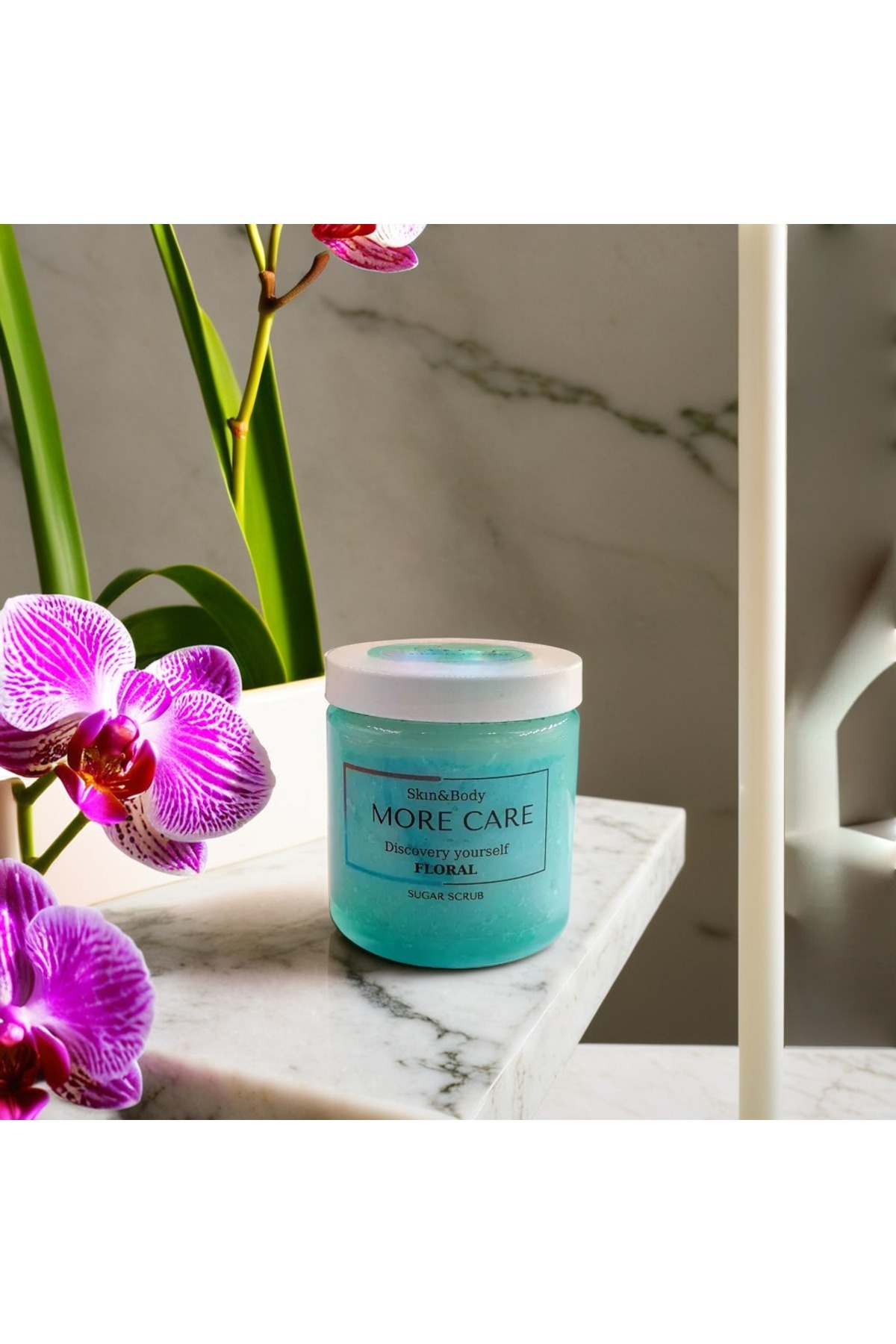 morecare VUCÜT PEELİNG body scrub orkide kalıcı koku batık önleyici ve ...
