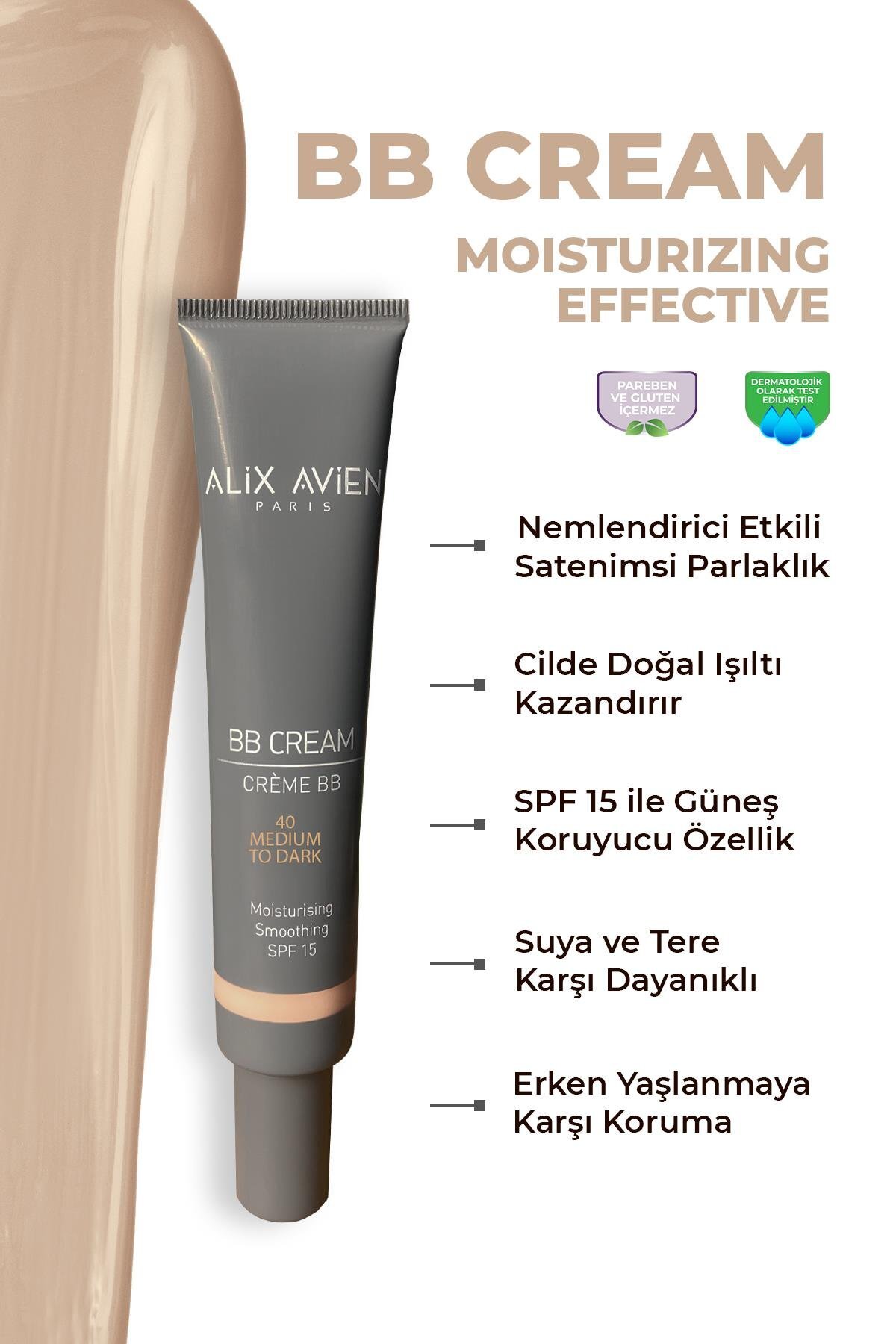 Alix Avien Kapatıcılık,doğal Parlaklık Sağlayan Spf15 Faktör ...