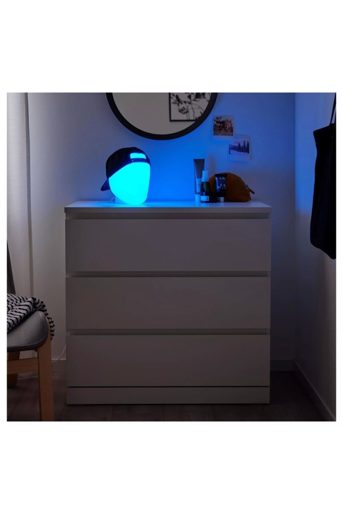 IKEA Uem Iskarna Dekoratif Aydınlatma Kafa Şeklinde Gece Lambası ...