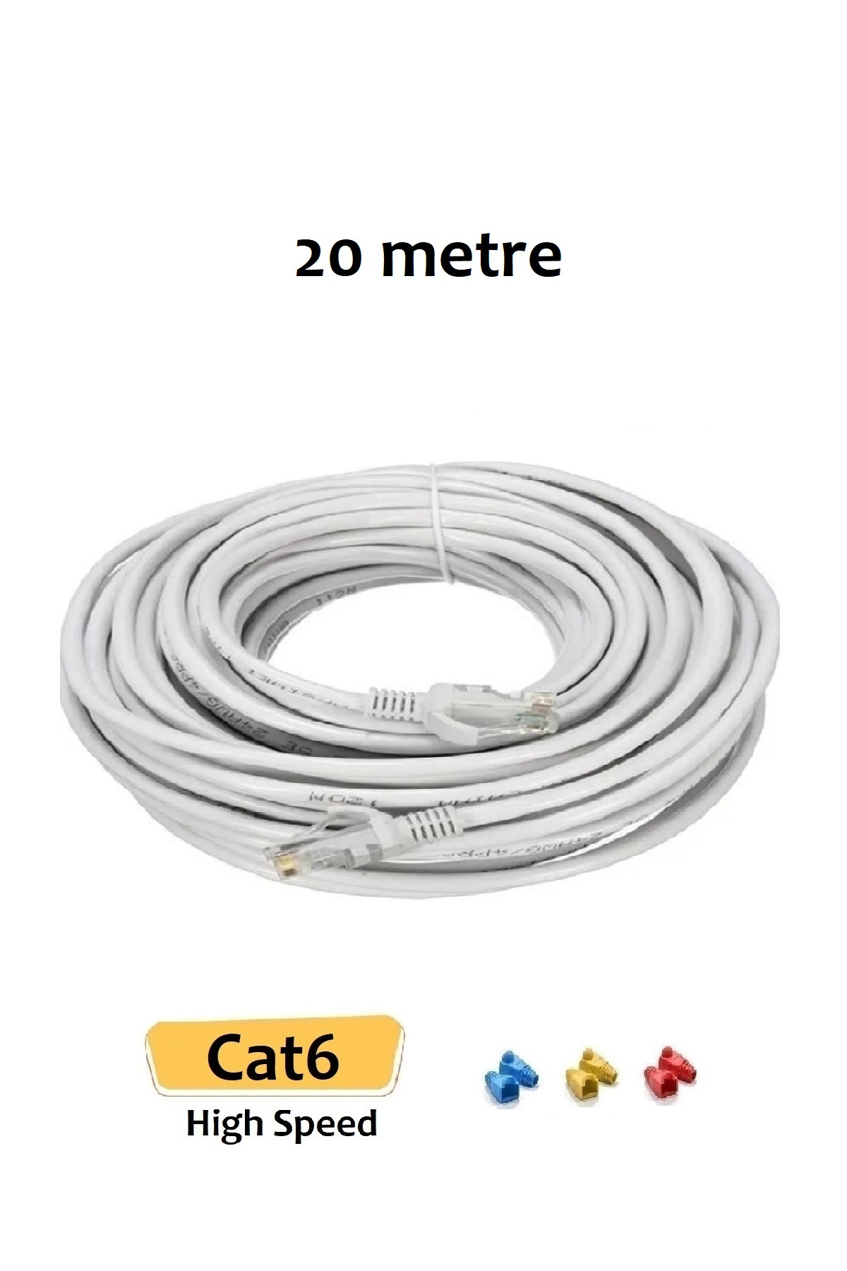 ANKTEK Cat6 İnternet Ethernet Kablosu Utp Patch Kablo High Speed (20 ...