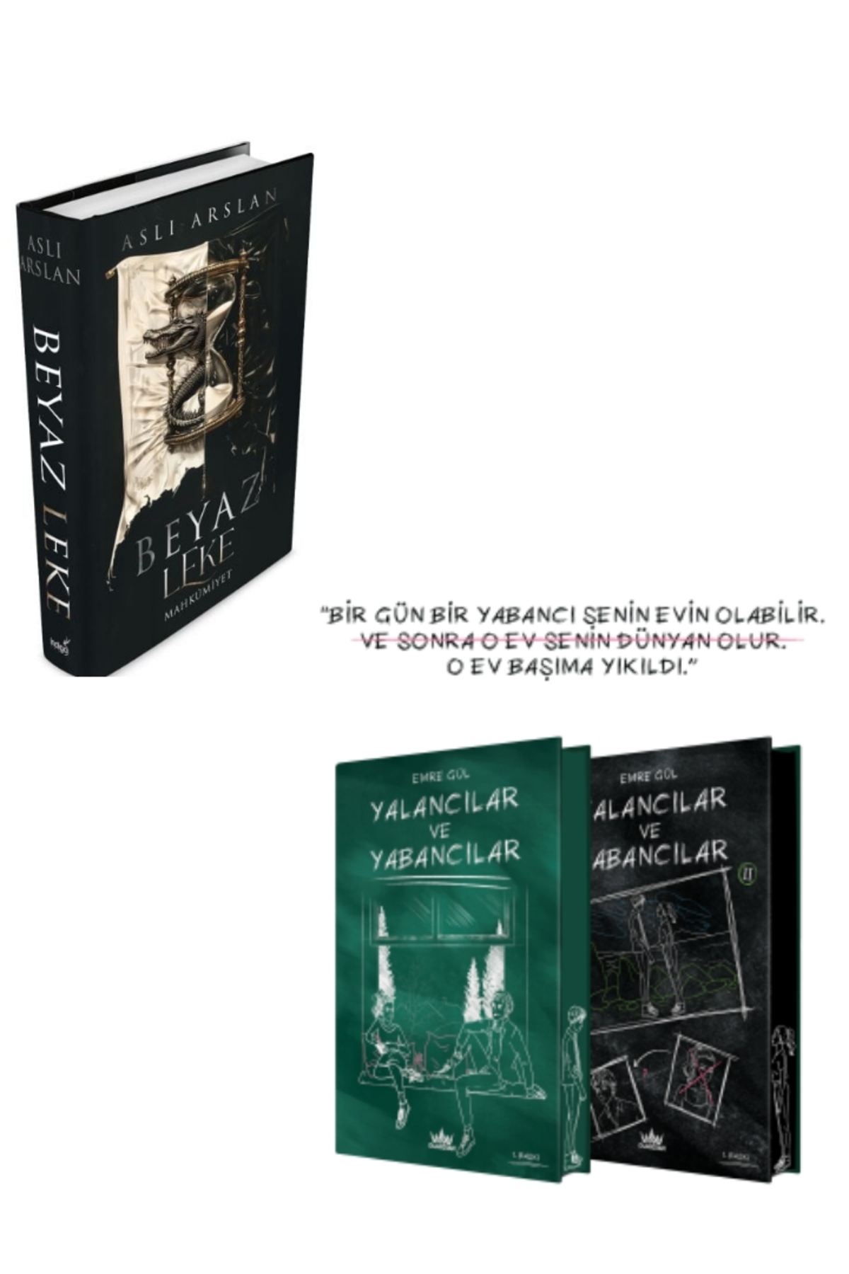 İndigo Kitap Beyaz Leke Yalancılar ve Yabancılar Ciltli Set 3 Kitap ...