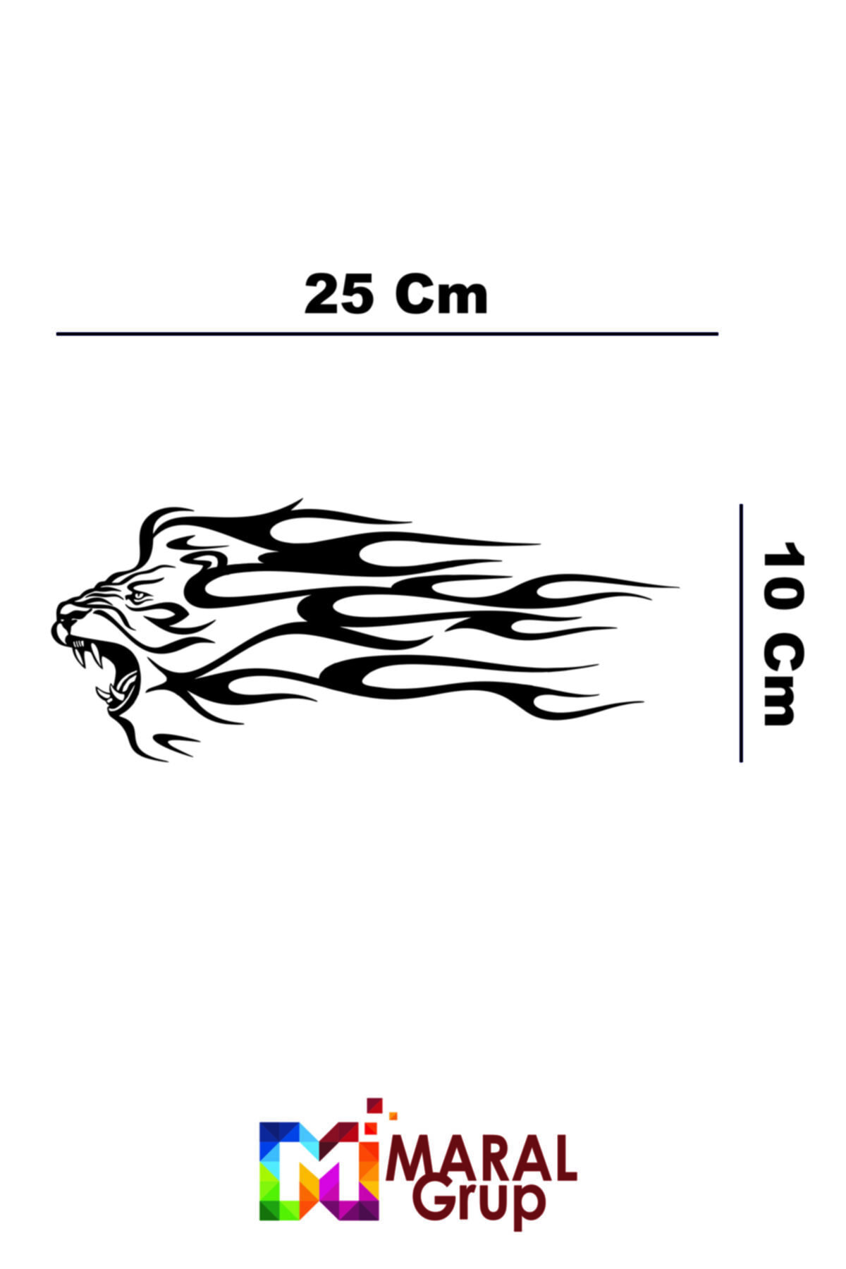Genel Markalar Aslan Figürü Sticker Aslan Sticker Oto Sticker Araba ...