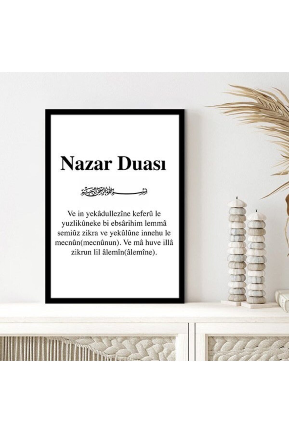 Genel Markalar Nazar Duası 2 Çerçeve Ve Poster - Dn1030 Fiyatı ...