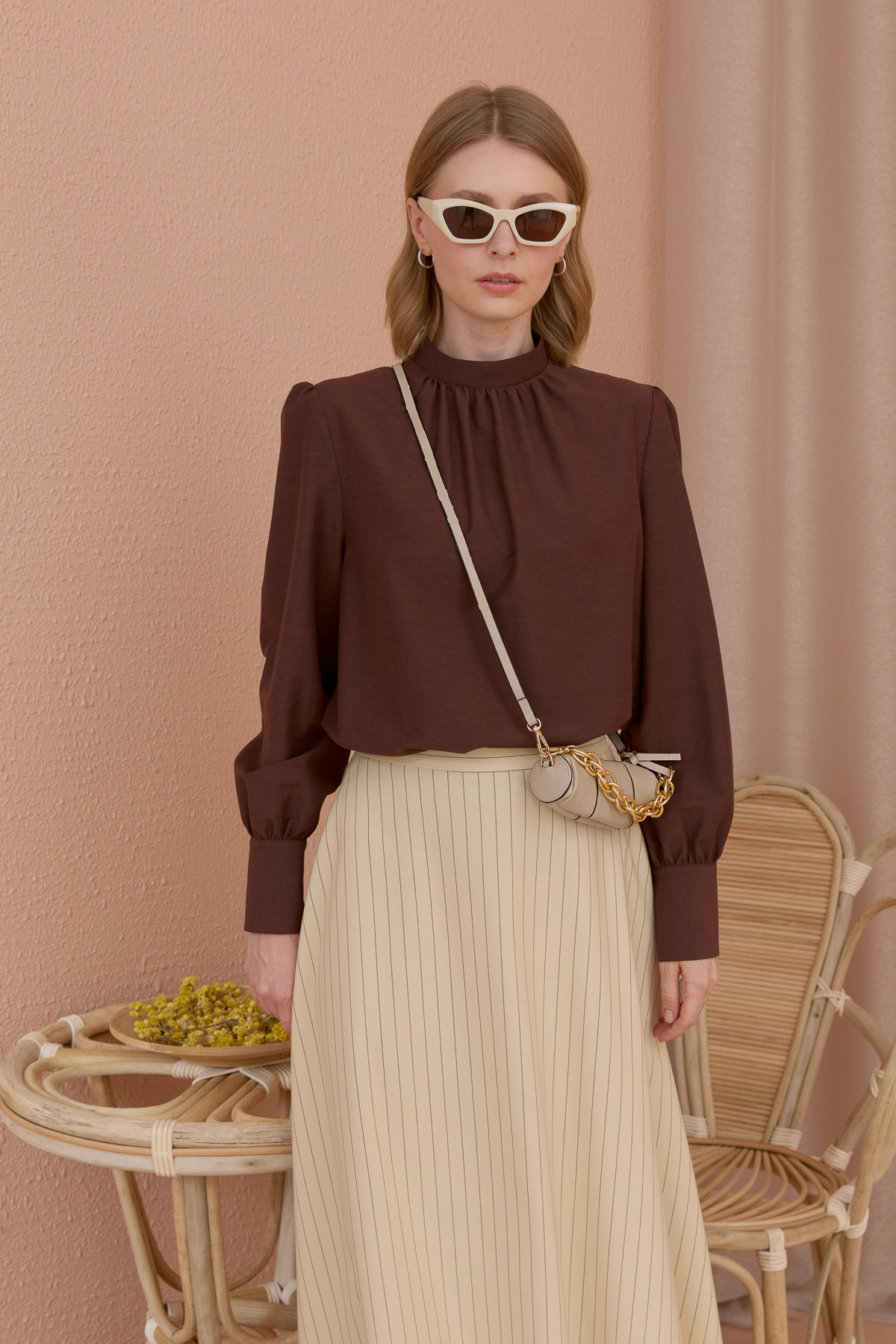 Fatma Atasoy Pamuk Midi Gömlek Kahverengi Fiyatı, Yorumları - Trendyol
