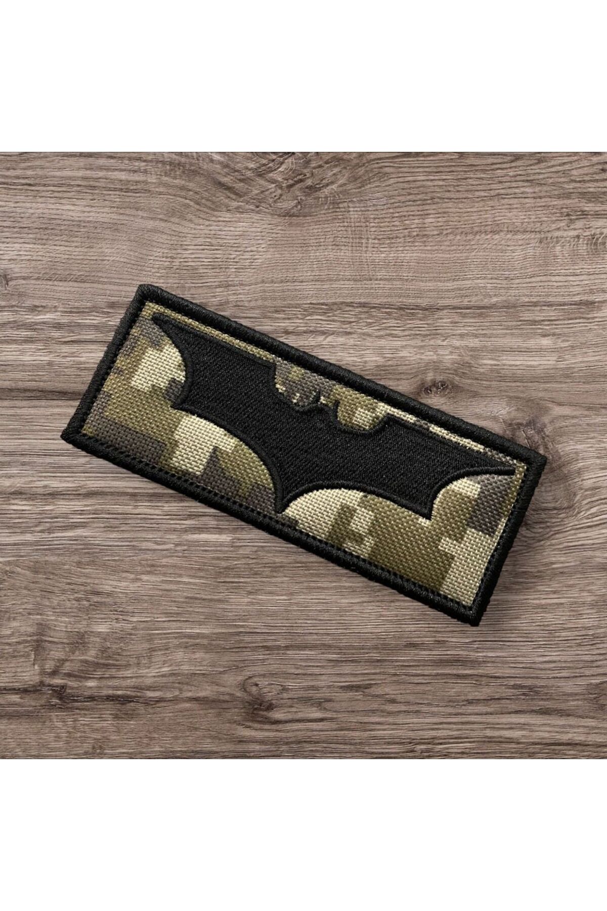 Ex Patch Kamuflaj Zemin Siyah Yarasa Batman Patch Arma 10 X 4 Cm ...