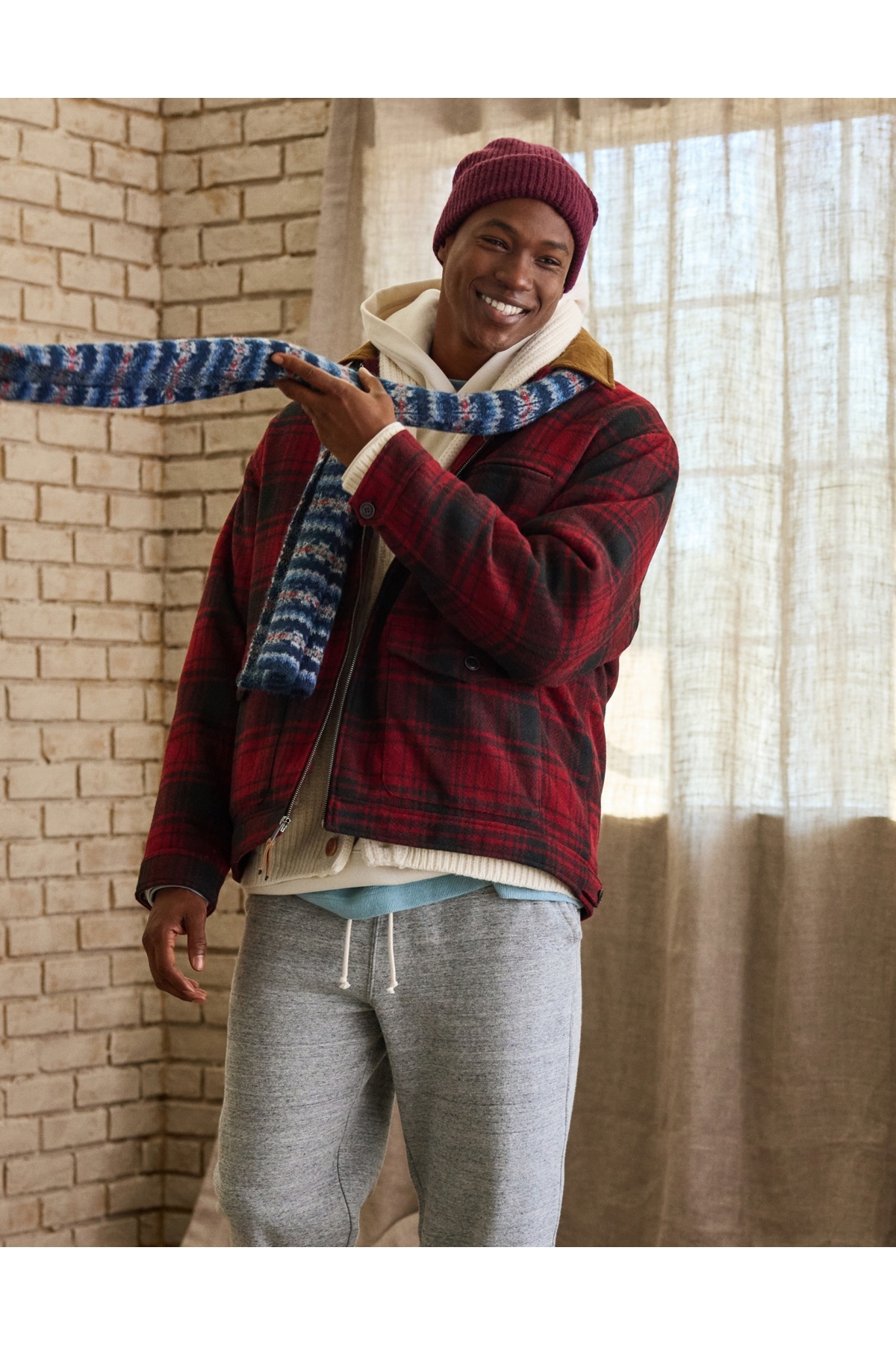 American Eagle AE Oversized Plaid Chore Jacket- Trendyol