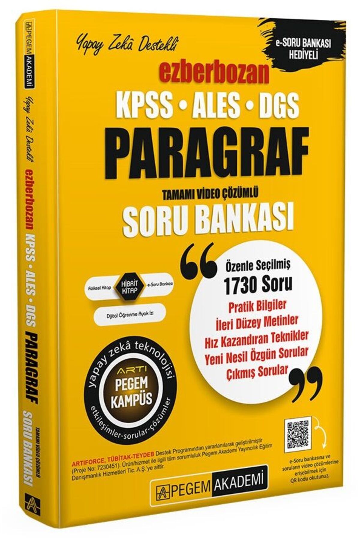 Pegem Akademi Yayıncılık Pegem 2025 Kpss Ales Dgs Paragraf Ezberbozan ... Pegem Akademi Yayıncılık Pegem 2025 Kpss Ales Dgs Paragraf Ezberbozan ...