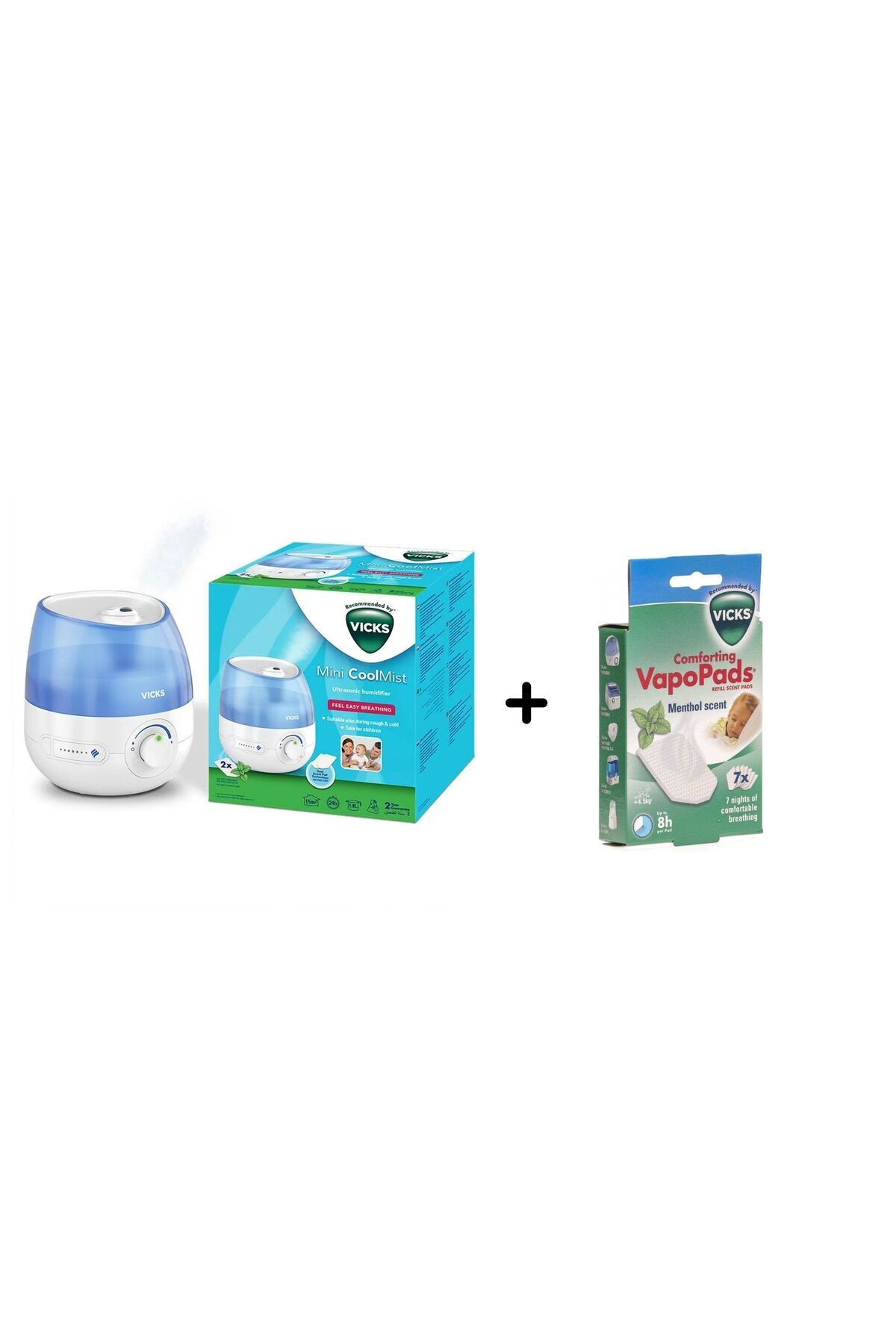 Vicks Mini CoolMist Ferahlatıcı Ultrasonik Hava Nemlendirici Braunn + 7 ...