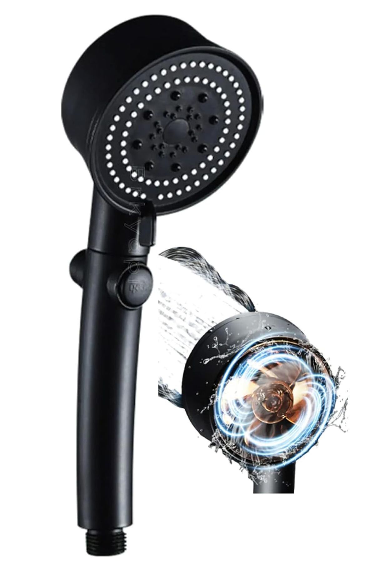 Fresh Moon Banyo Duş Başlığı Ayarlanabilir Yüksek Basınçlı Yağmurlama ...