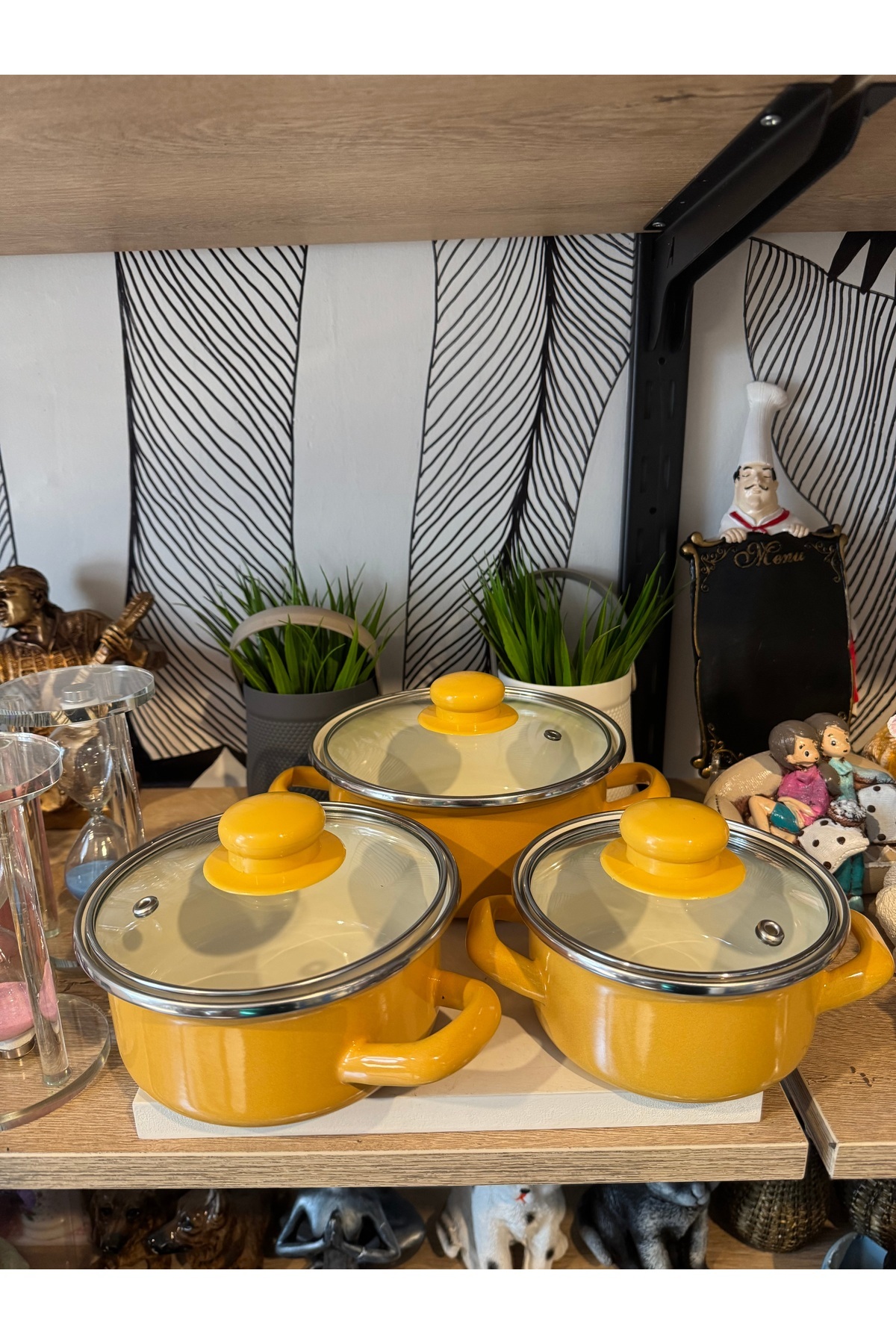 Atak Hediyelik Alev 3’lü emaye tencere setiFiyatı, Yorumları - Trendyol