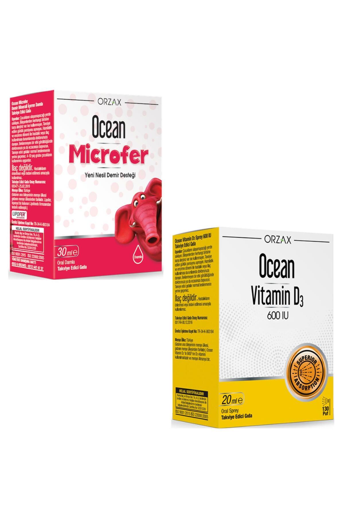 Ocean Microfer Damla 30 ml Vitamin D3 600 Iu Sprey 20 ml - Fiyatı ...