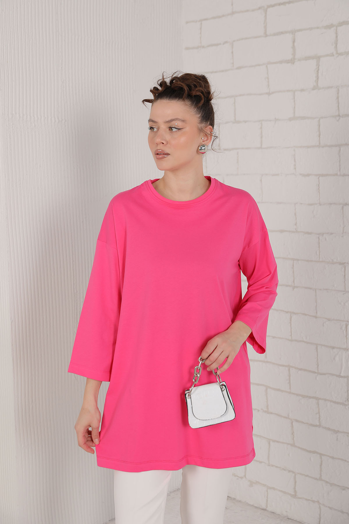 Melike Tatar FUŞYA Basic Tunik 3-3108Fiyatı, Yorumları - Trendyol