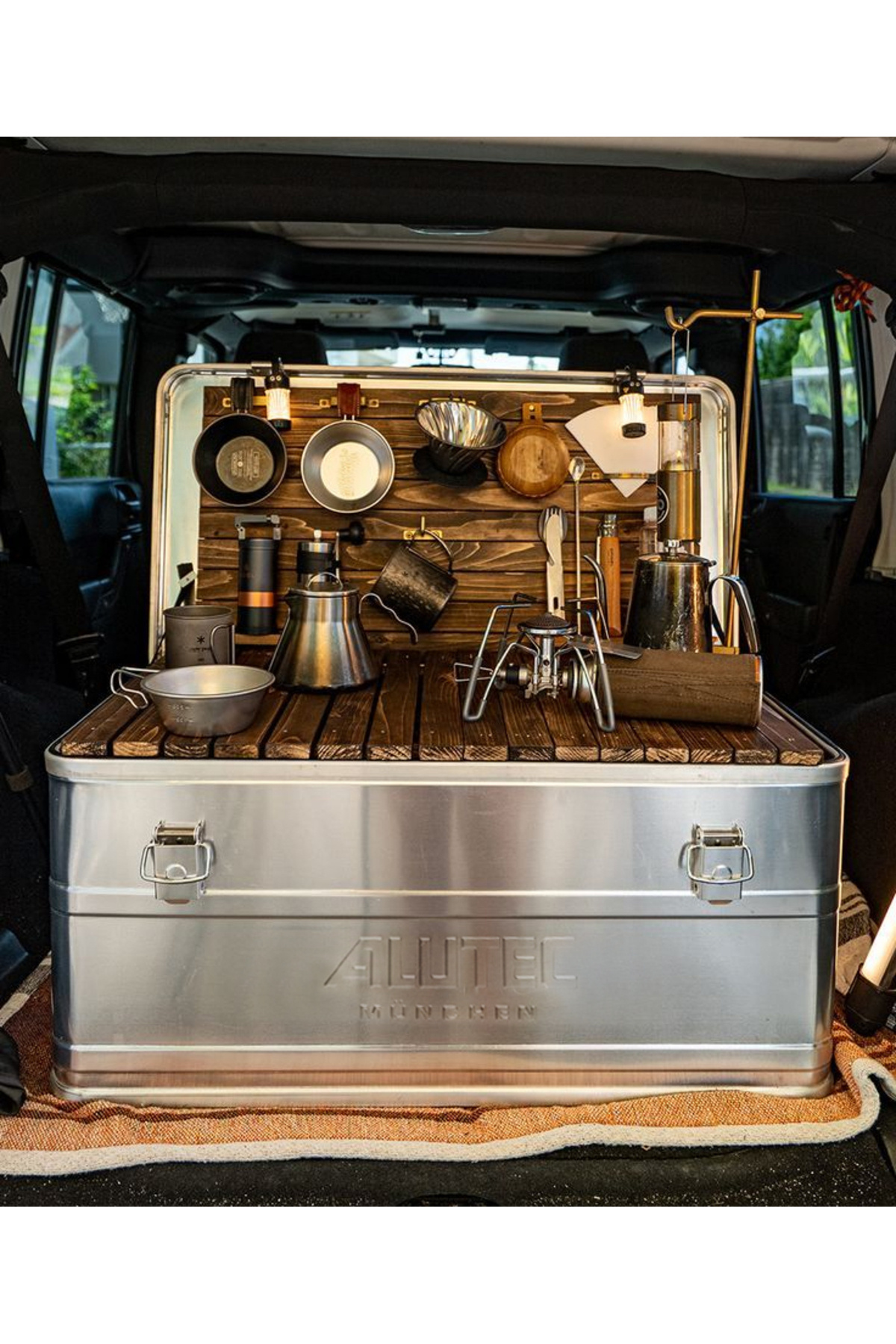 AlutecMünchen Industry Kamp Plaj Kutusu Alubox Camp Box, 48 L ...