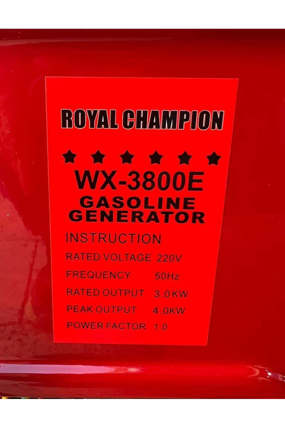 Eng ROYAL WX-3800E 4.0 KW Benzinli Jeneratör İpli ve Marşlı Fiyatı ...