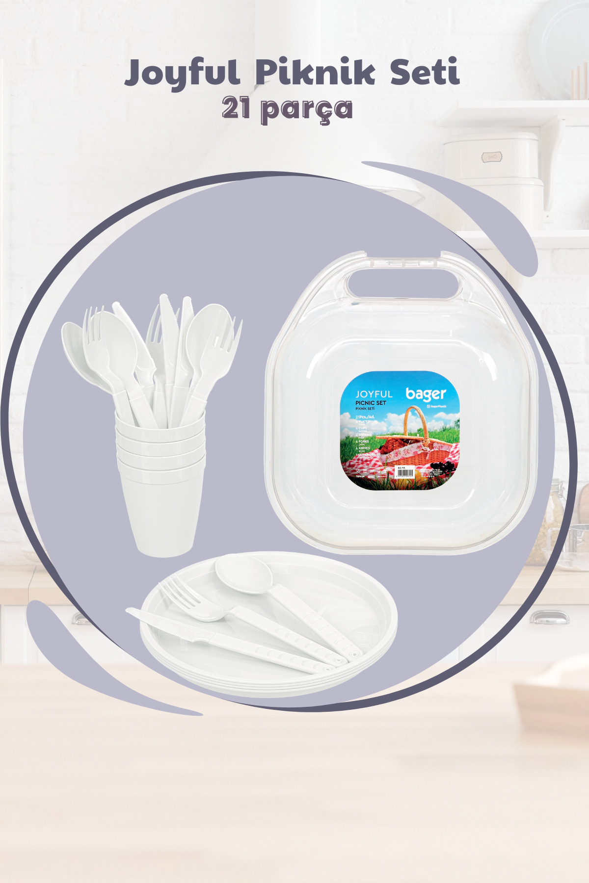 esihome 21 Parça Piknik Seti Saklama Kutulu - Fiyatı, Yorumları