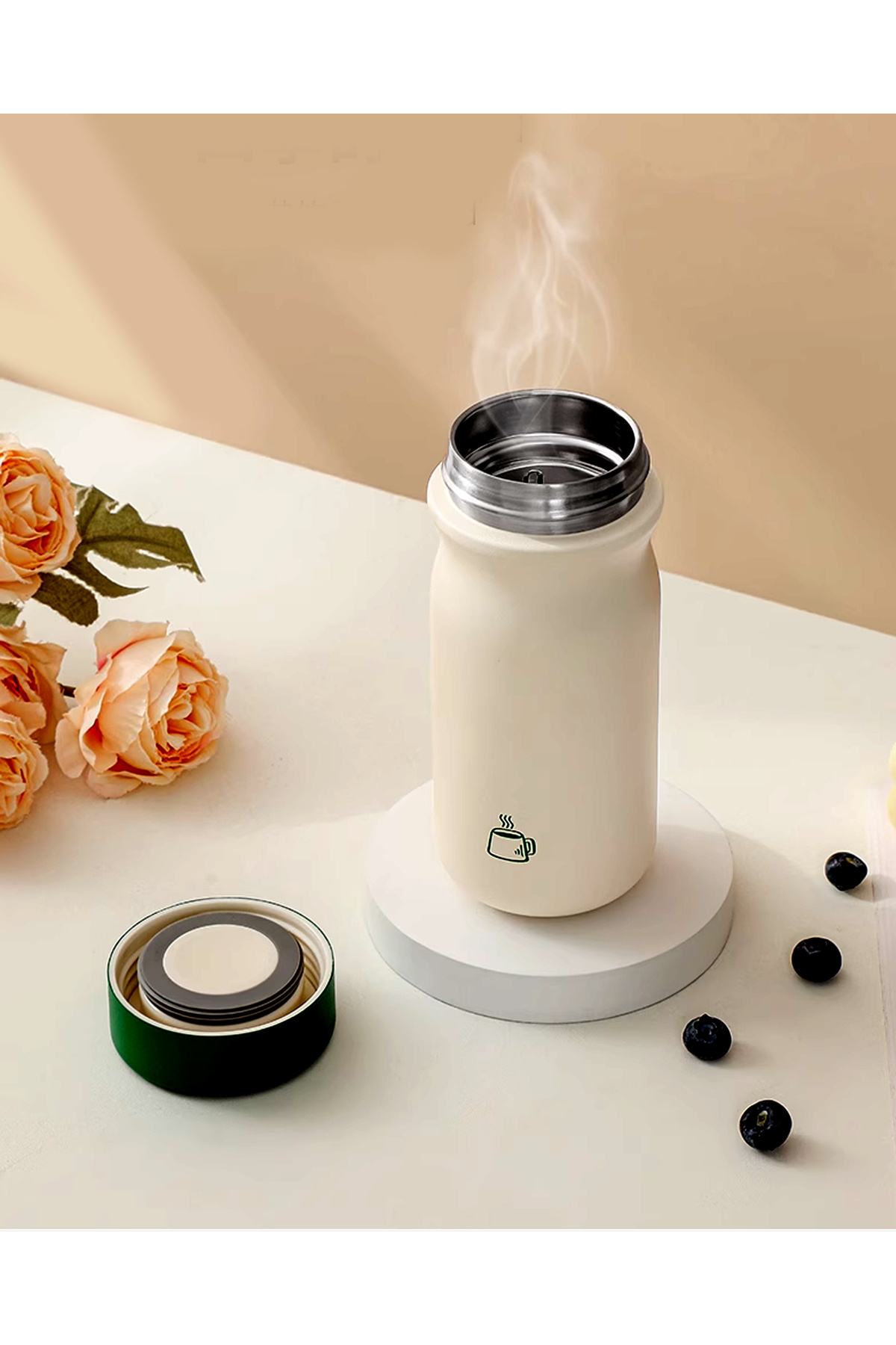 Minimo Mini Termos Paslanmaz Çelik Taşınabilir Kahve, Çay, Süt, Mini ...