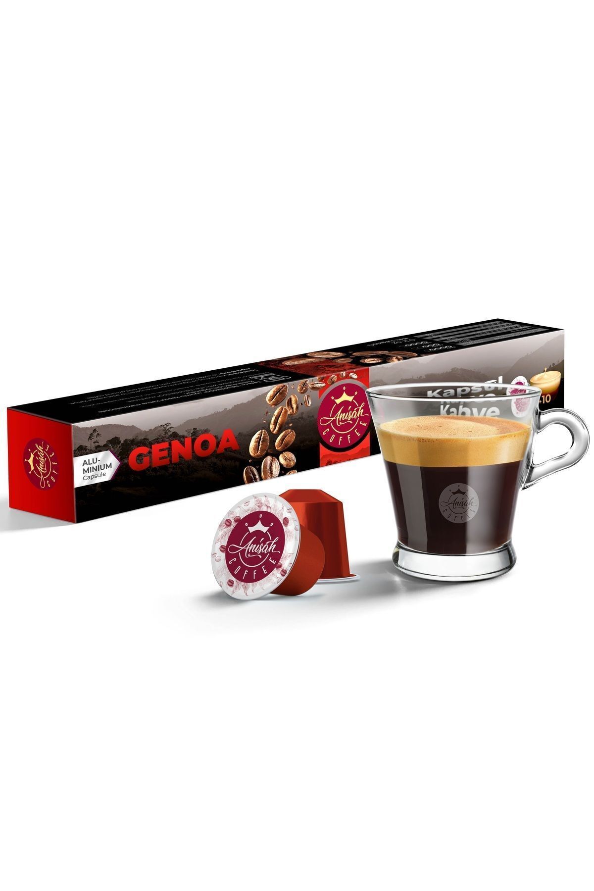 Anisah Coffee Genoa Nespresso Uyumlu Kapsül Kahve 10'lu - Fiyatı, Yorumları