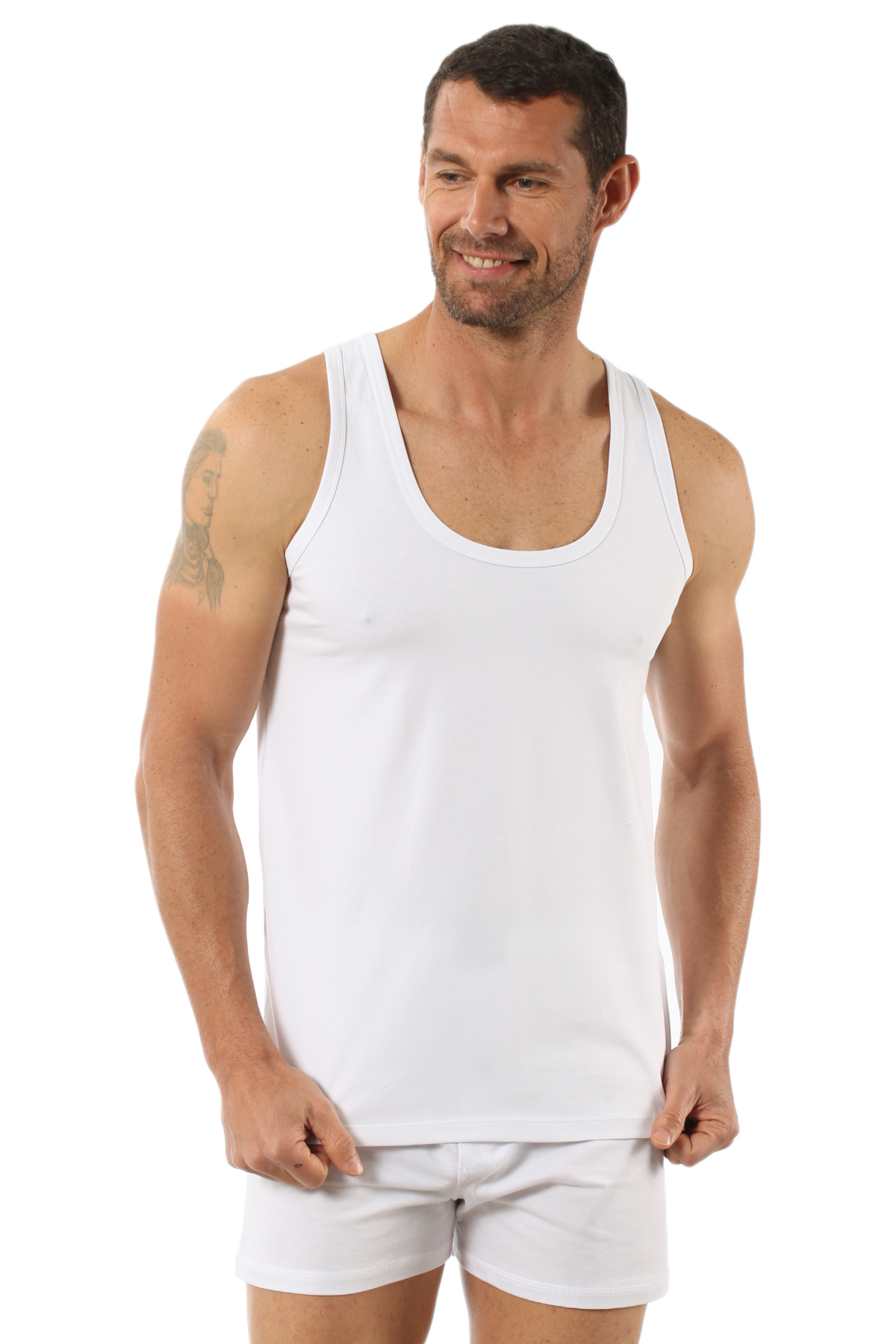 ÖZKAN underwear Özkan 0113 Men's 100% Cotton Rib Flexible Soft Thick ...