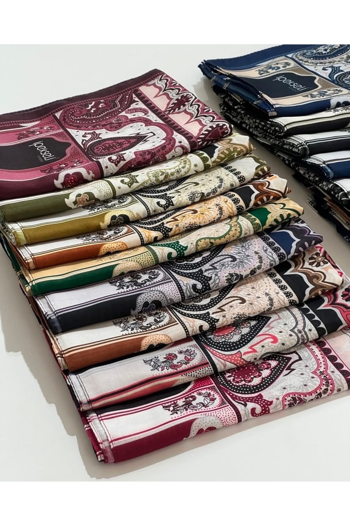 Butik New Ethnic Pattern Cotton Silk Shawl Etro - Trendyol
