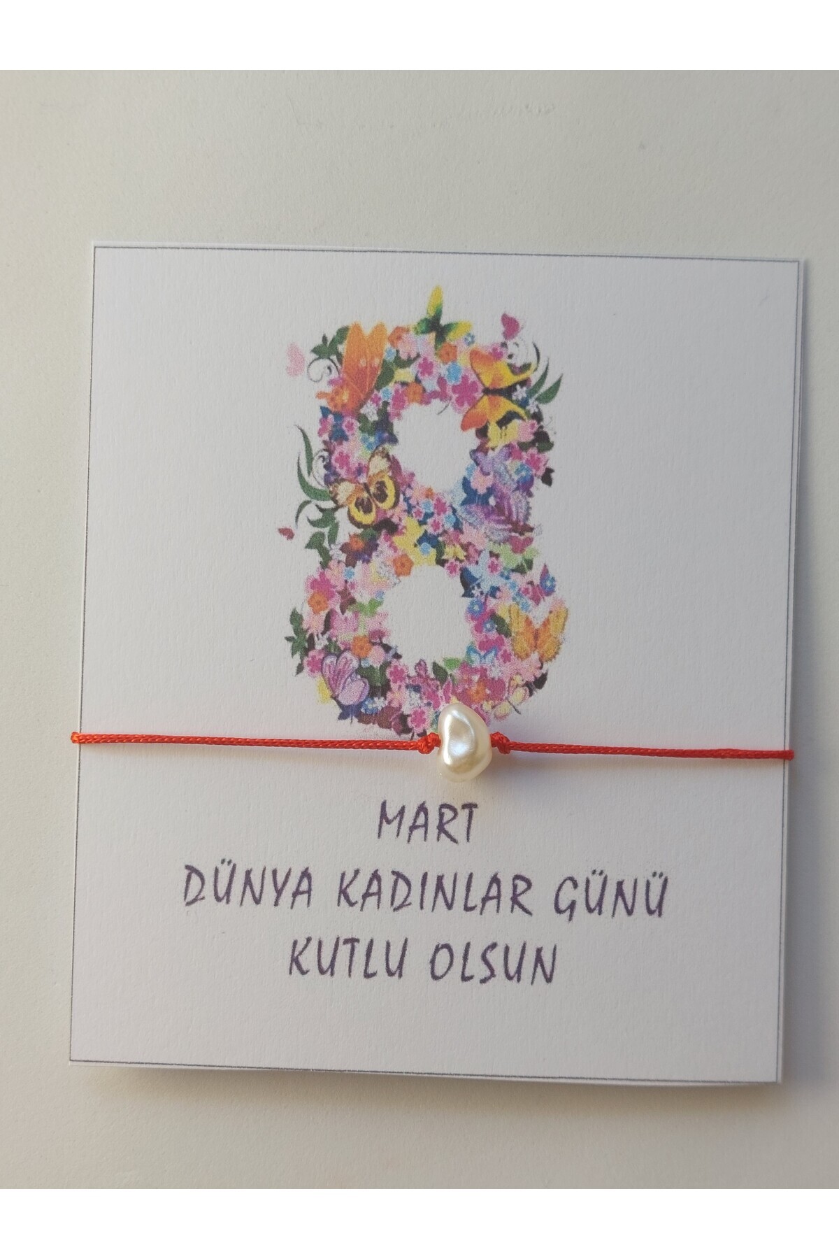 Best Gift İçinde Mutluluk Var 8 Mart Kadınlar Günü Hediyelik İnci ...