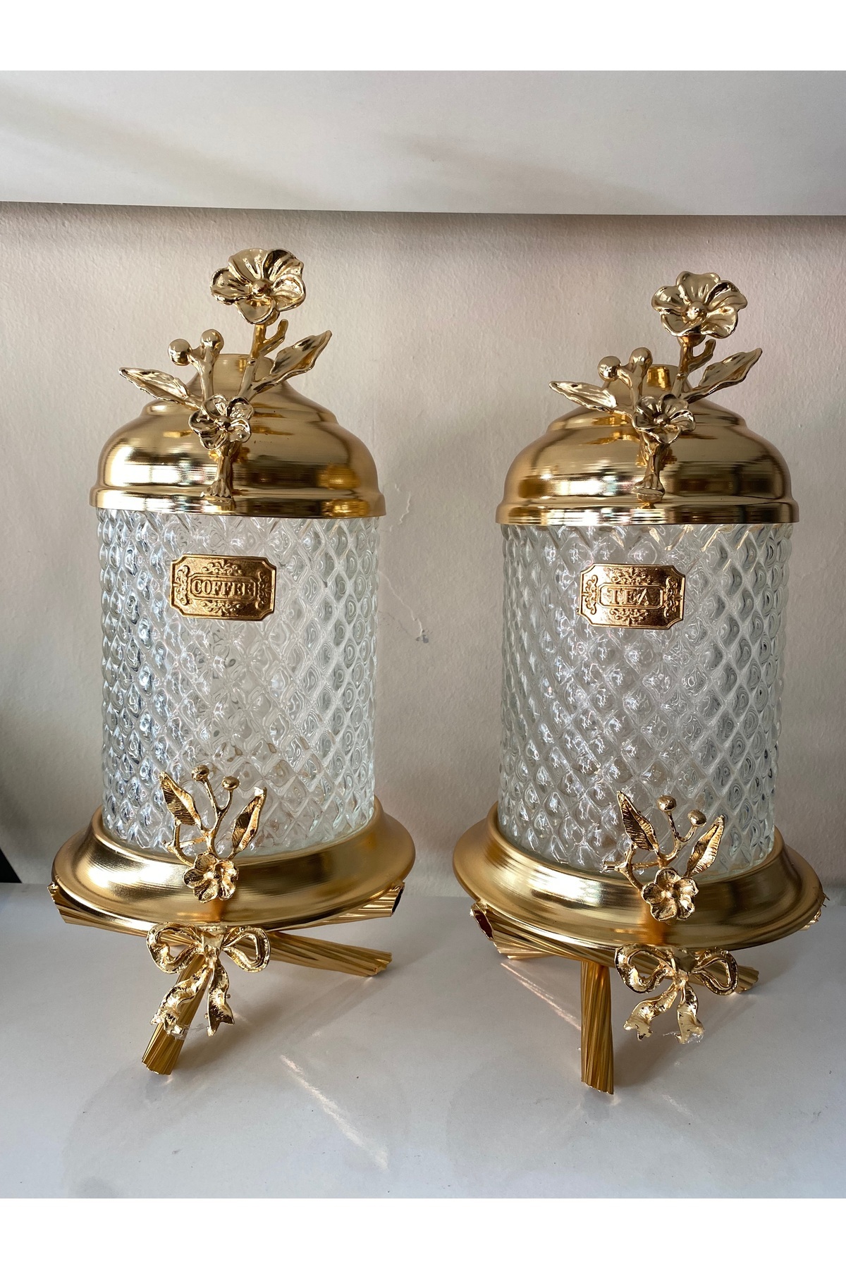 İmren Collection Lux Ayaklı 2’li Kavanoz Seti Cam 1kg kapasitelidirFiyatı, Yorumları - Trendyol