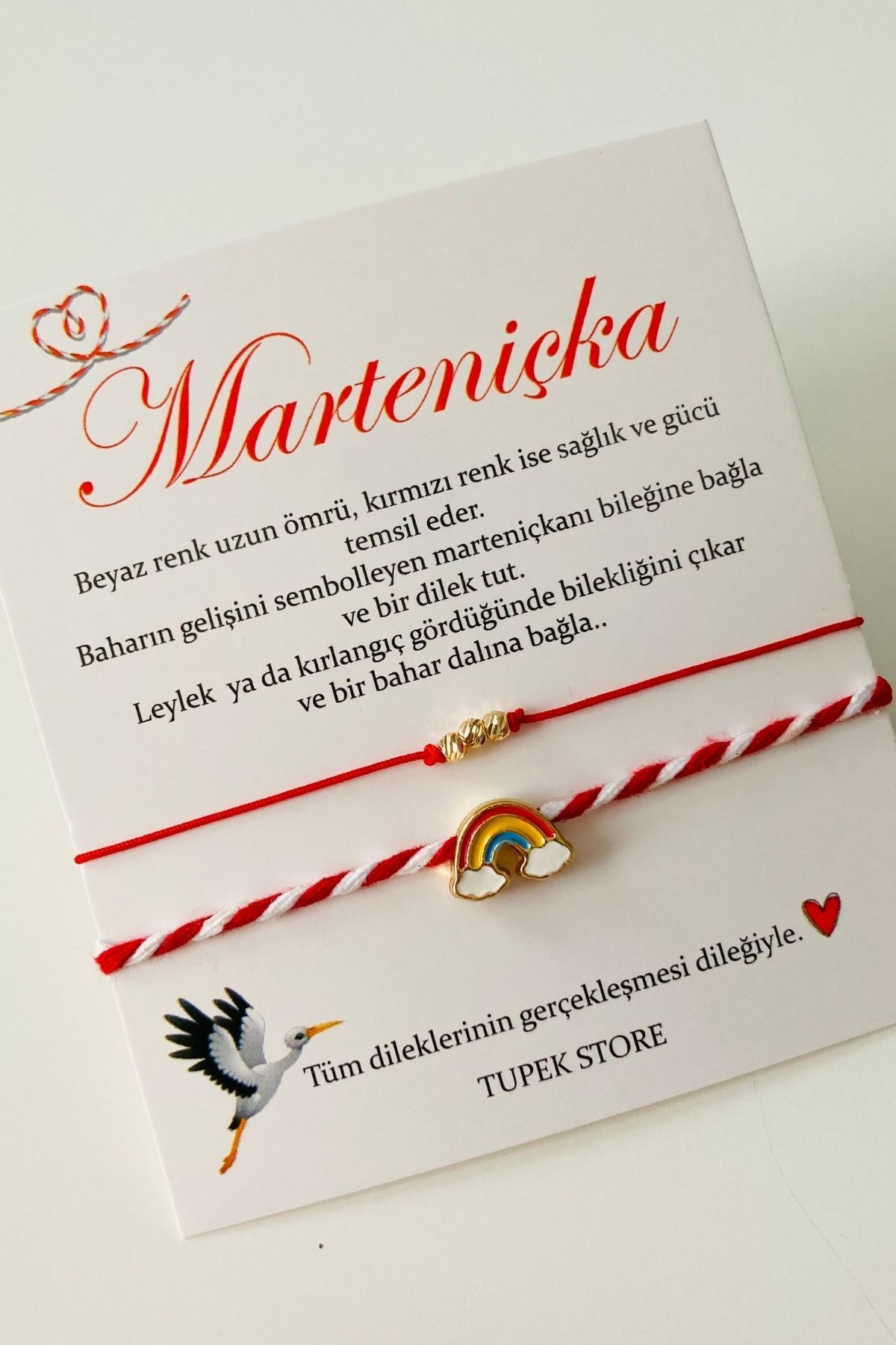 Tupek Store Marteniçka Gökkuşağı Ve Dorica Şans Bileklik Seti - Fiyatı ...