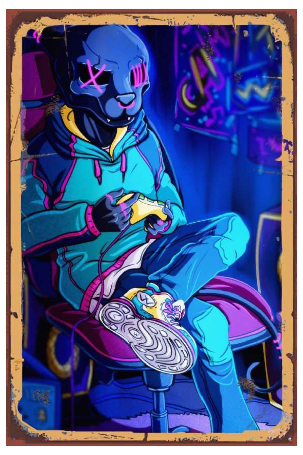 Nod Gaming Oyuncu Poster, Duvar Dekoru, Ev, Ofis Süs - Fiyatı, Yorumları