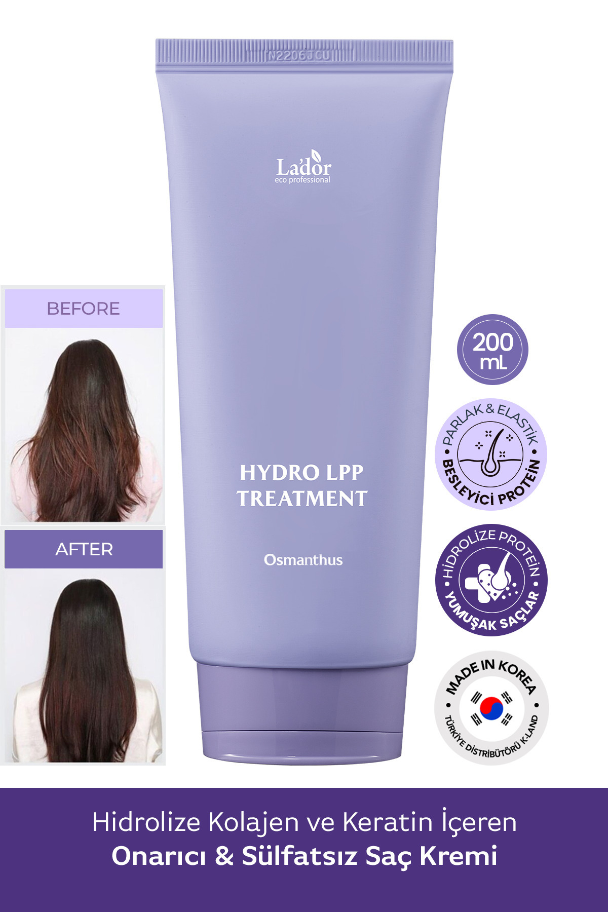 Lador HYDRO LADOR LPP TREATMENT MAUVE EDITION, 200ML Fiyatı, Yorumları ...