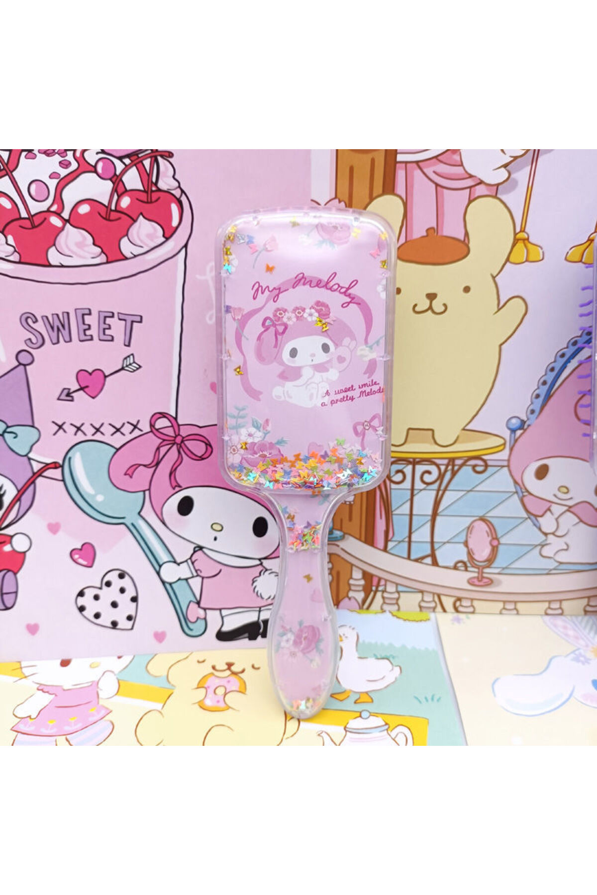 Choice My Melody Kawaii Air Cushion Comb SanrioMy Melody Kuromi Cute ...