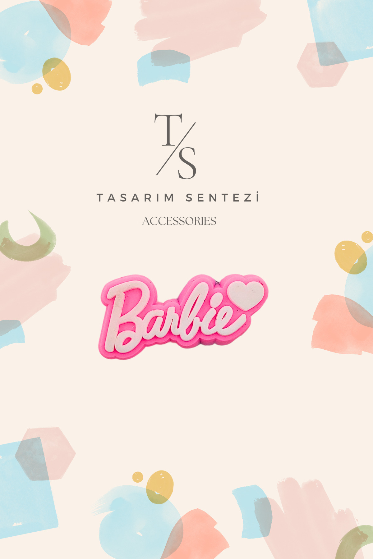 Tasarım Sentezi Rozet Silikon Broş Barbie Yaka Çanta Kıyafet Şapka ...