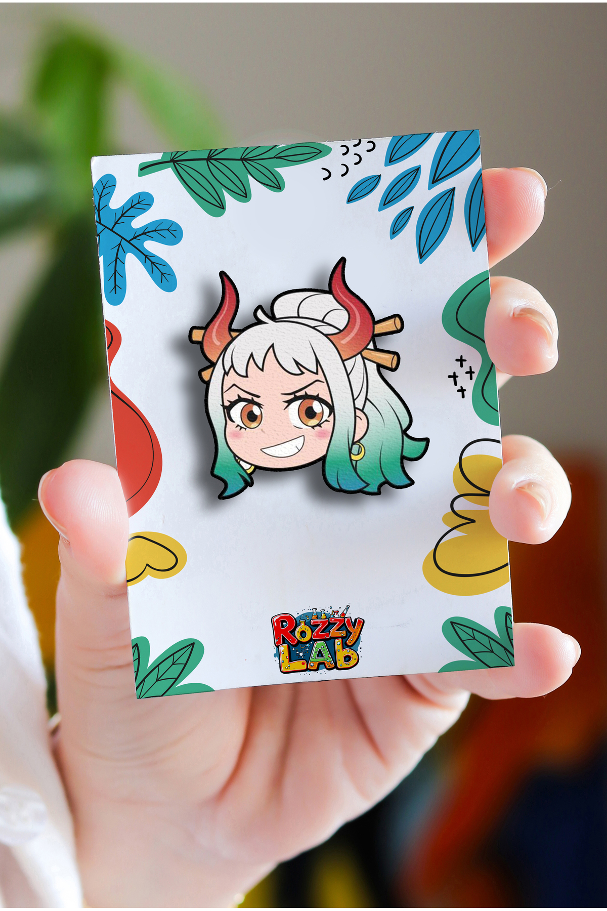 Rozzy Lab Yamato One Piece - Anime Rozet - Ahşap - Pin - Broş - Yaka ...