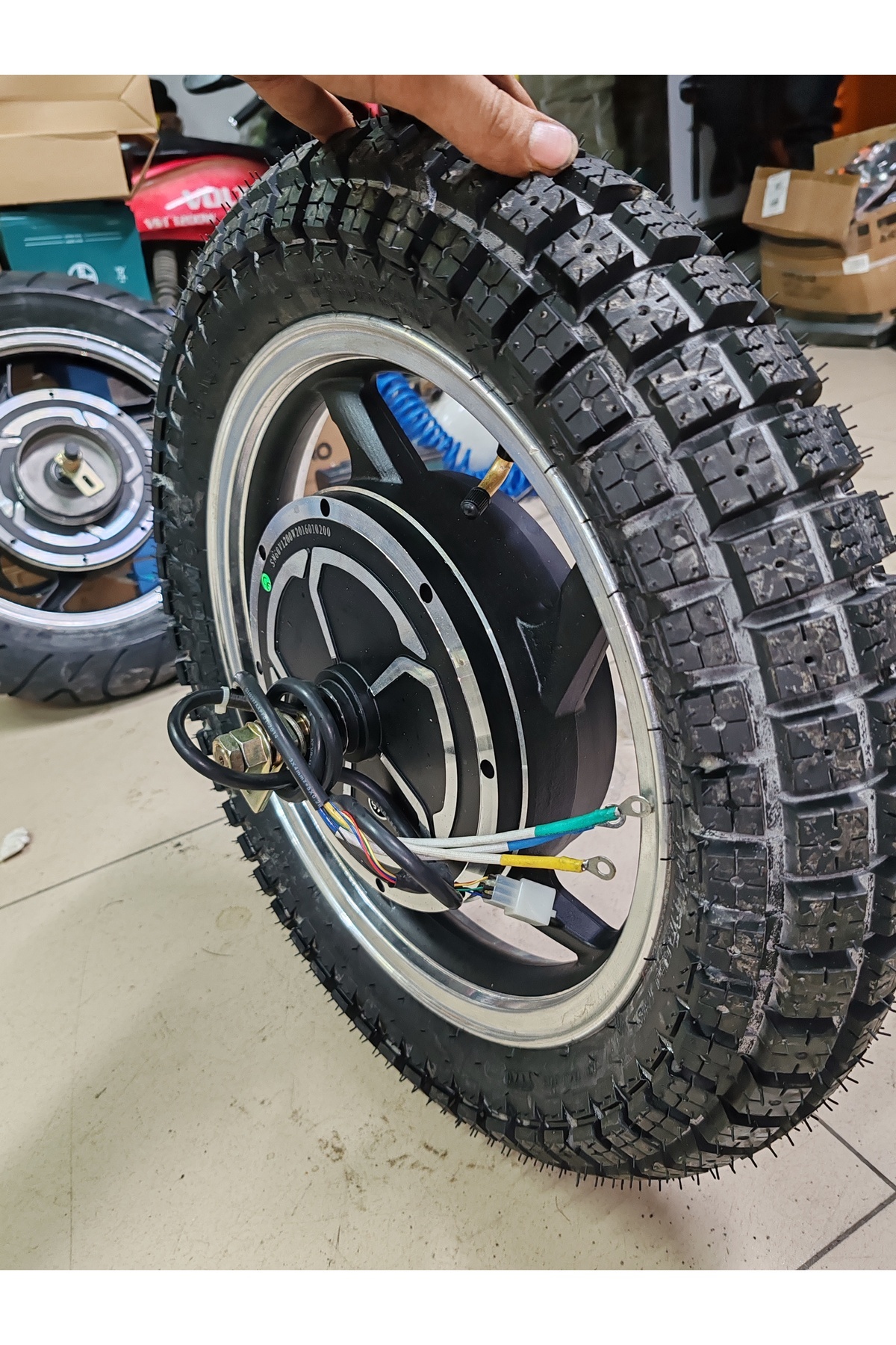 Arzu Monero 1200w 14 içn 48V60V72 Uyumlu Arka motor Dublex Komple ...