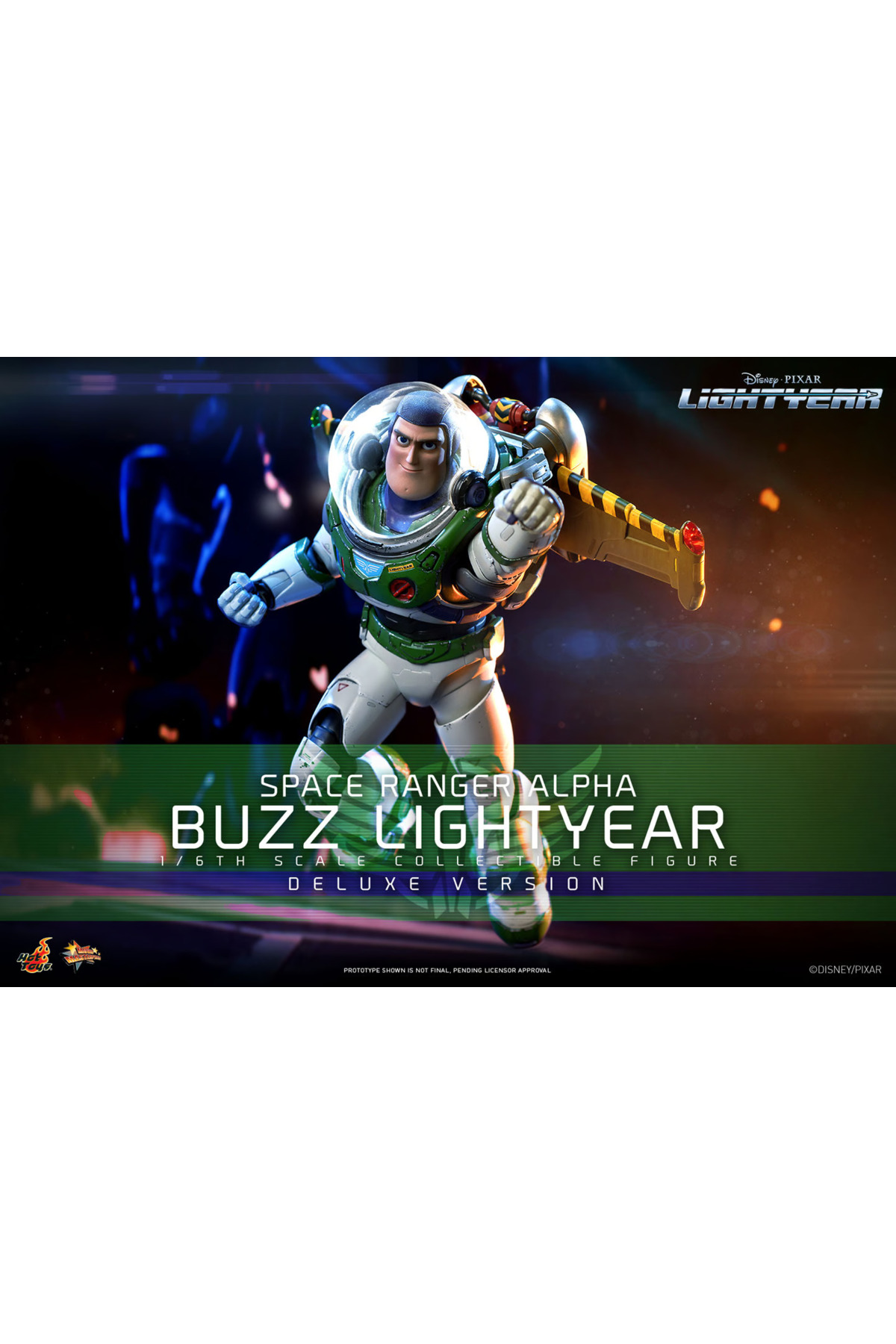 Hot Toys Space Ranger Alpha Buzz Lightyear (Deluxe Version) Sixth Scale ...