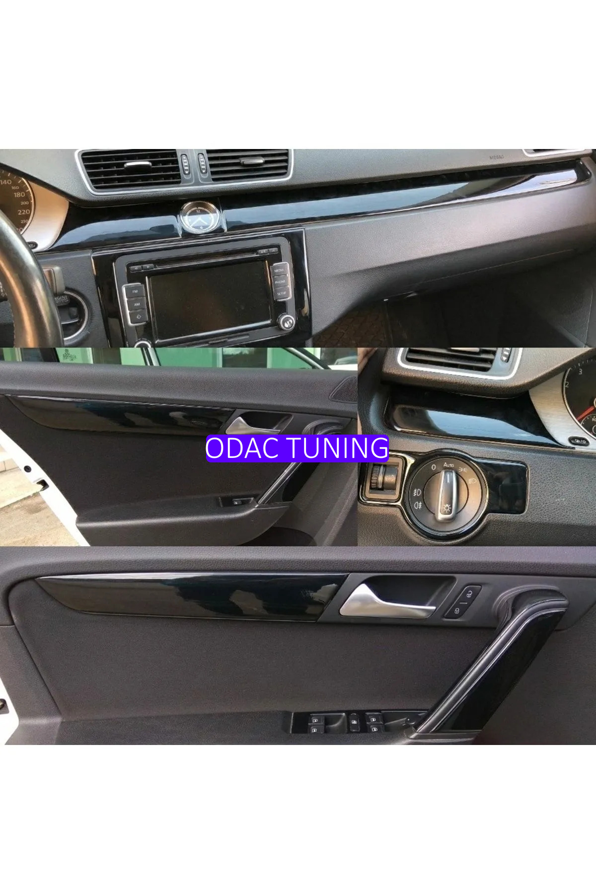 ODAC TUNING VW Passat B7 Kaplama Torpido, Konsol, Trim, Göğüs Kaplama ...