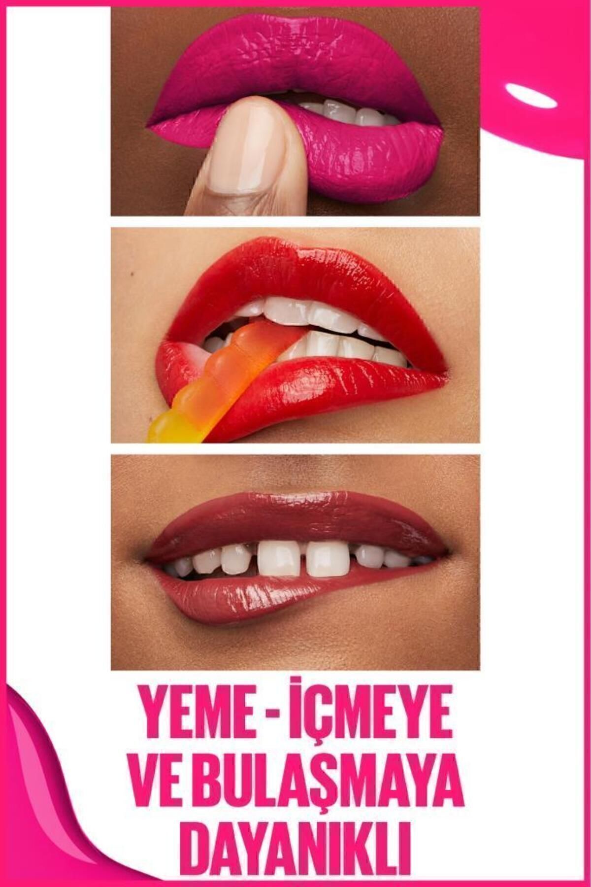 Maybelline New York Super Stay Vinyl Ink Uzun Süre Kalıcı Likit Parlak ...