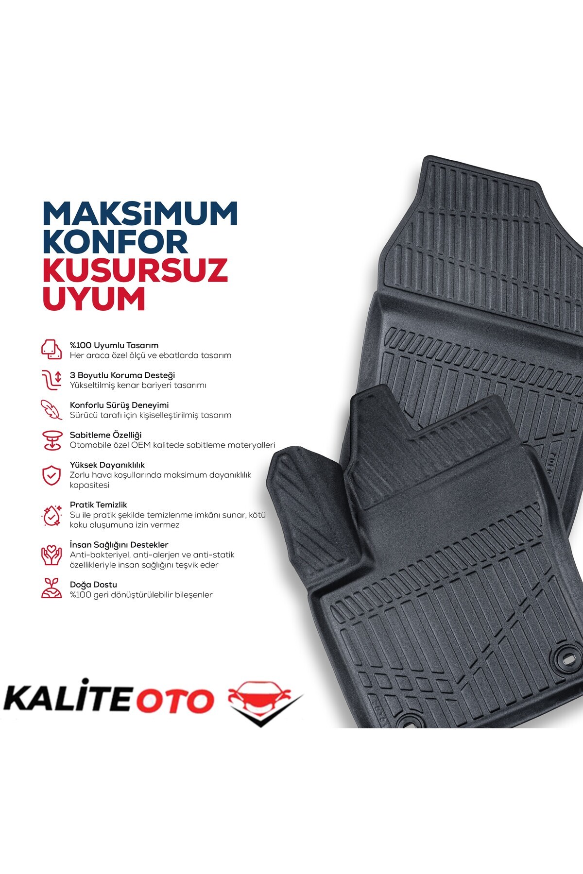 ko kaliteoto Seat Ateca 4x2 2023 Model Esnek Bagaj Havuzu Araca Özel ...