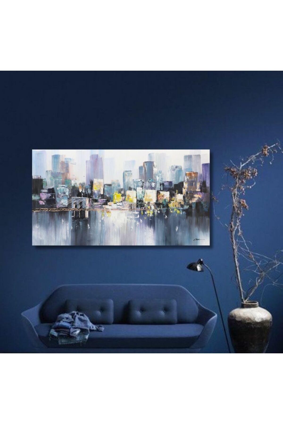 Home in Joy Deniz Büyük Boy El Yapımı Yağlı Boya Tablo 124x74cm ...